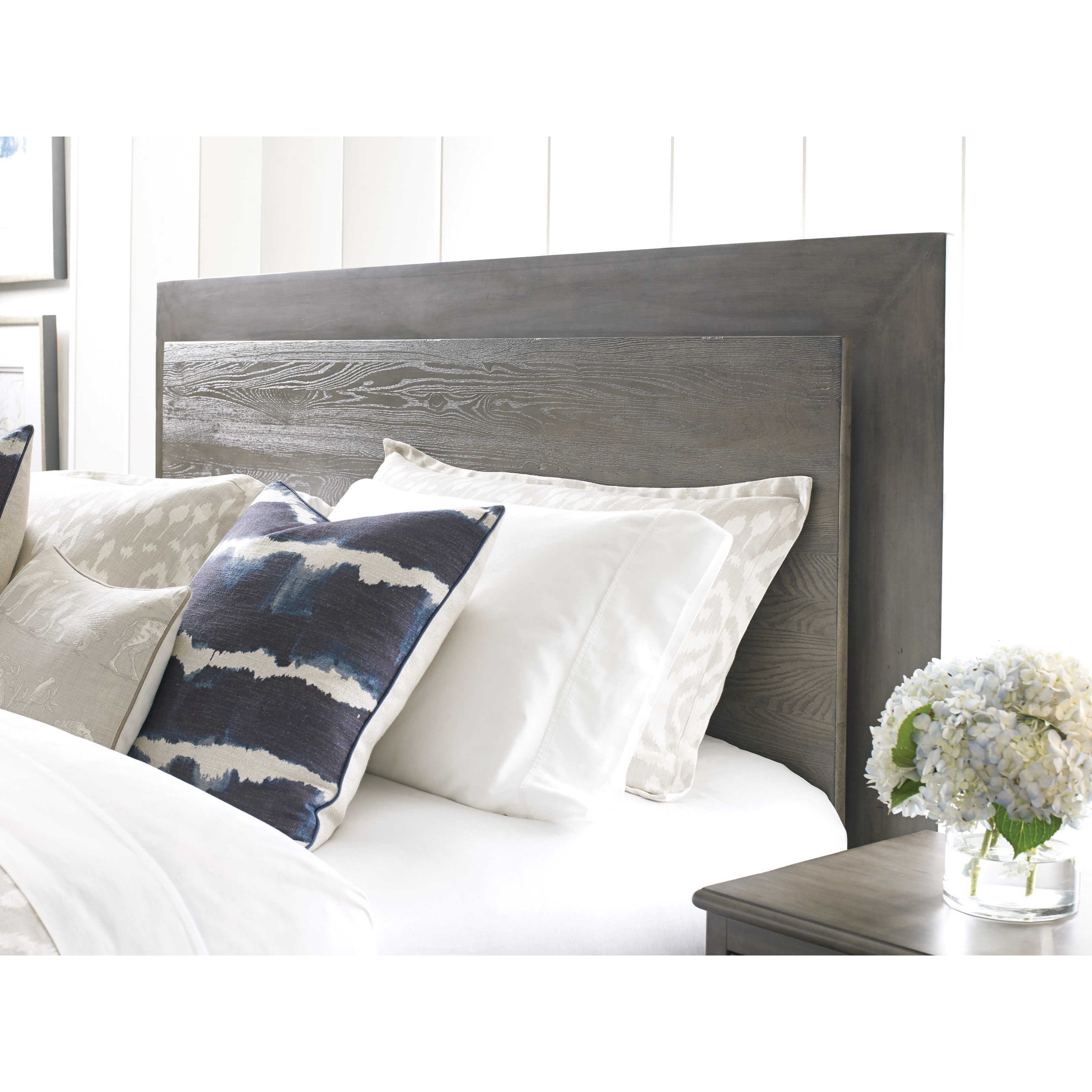 Kincaid Furniture Cascade Kline Queen Solid Wood Panel Bed and LED ...