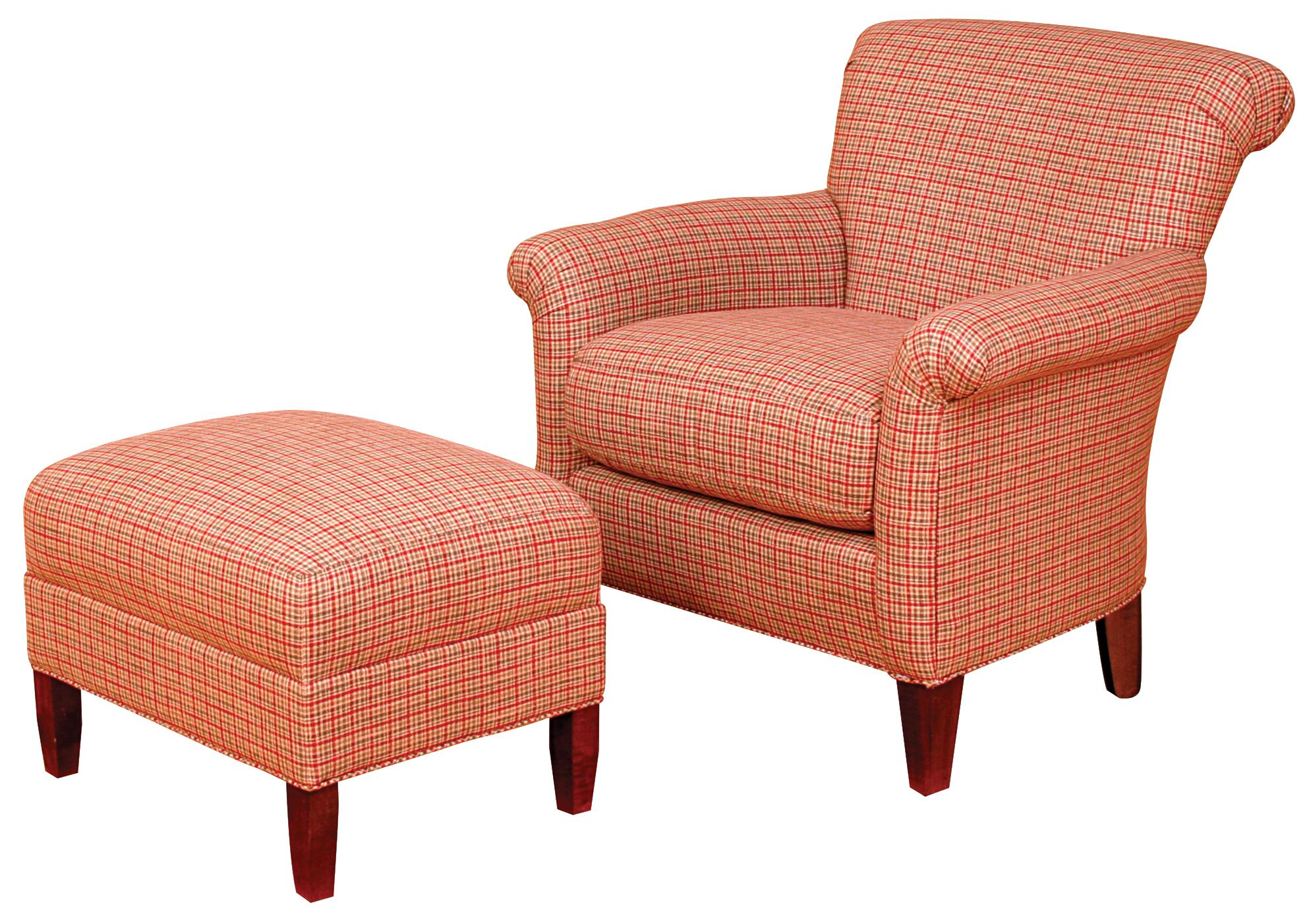 King Hickory King Hickory Accent Chairs and Ottomans 671+668 Francis ...