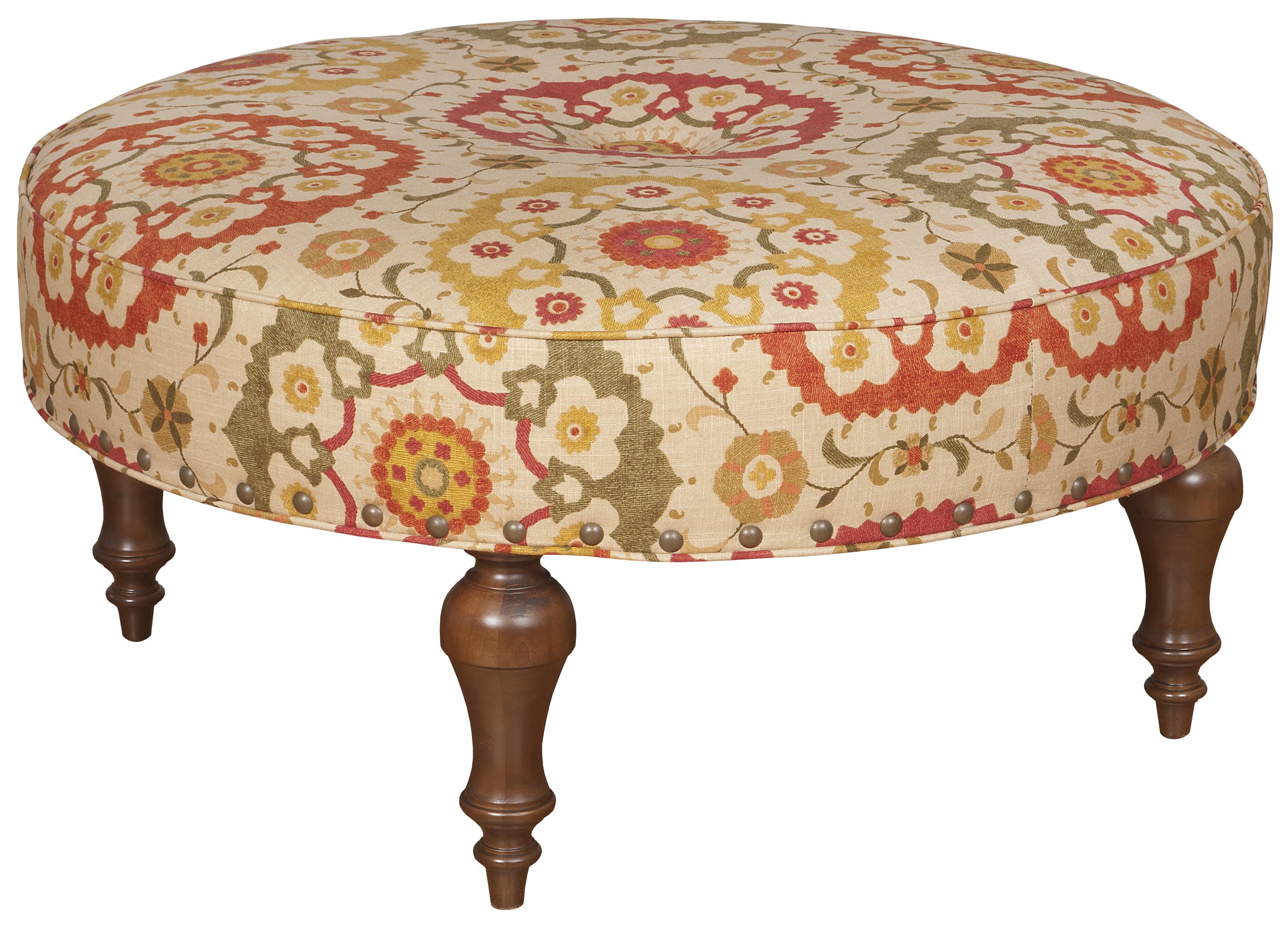 King Hickory King Hickory Accent Chairs and Ottomans W-009-36 Round ...