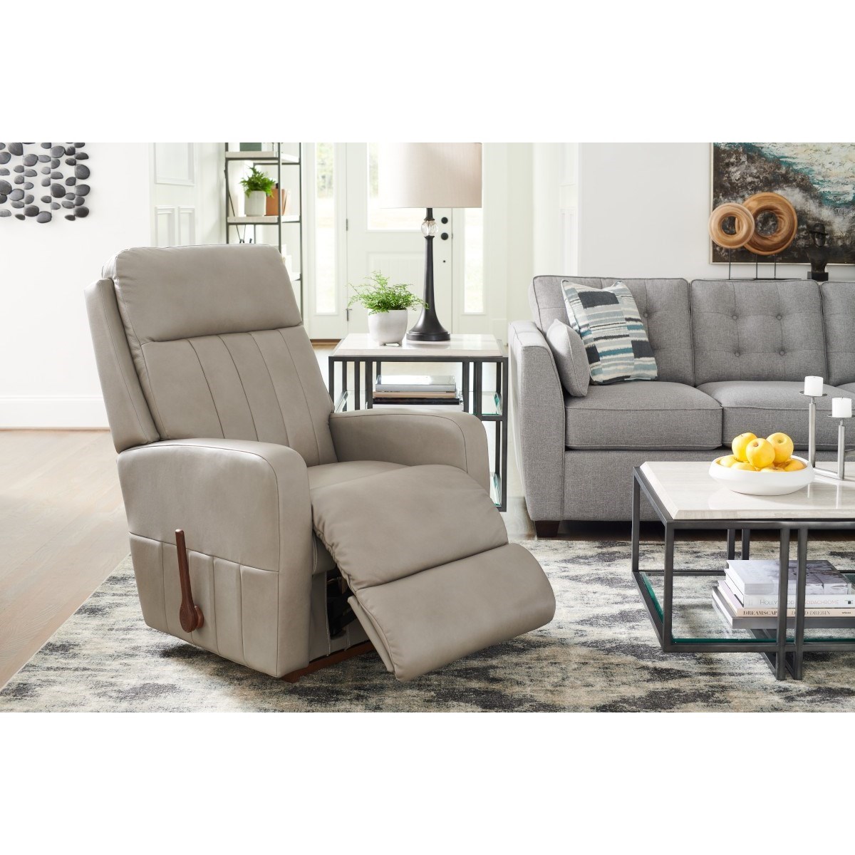 La-Z-Boy Finley Contemporary Rocker Recliner | Conlin's Furniture ...