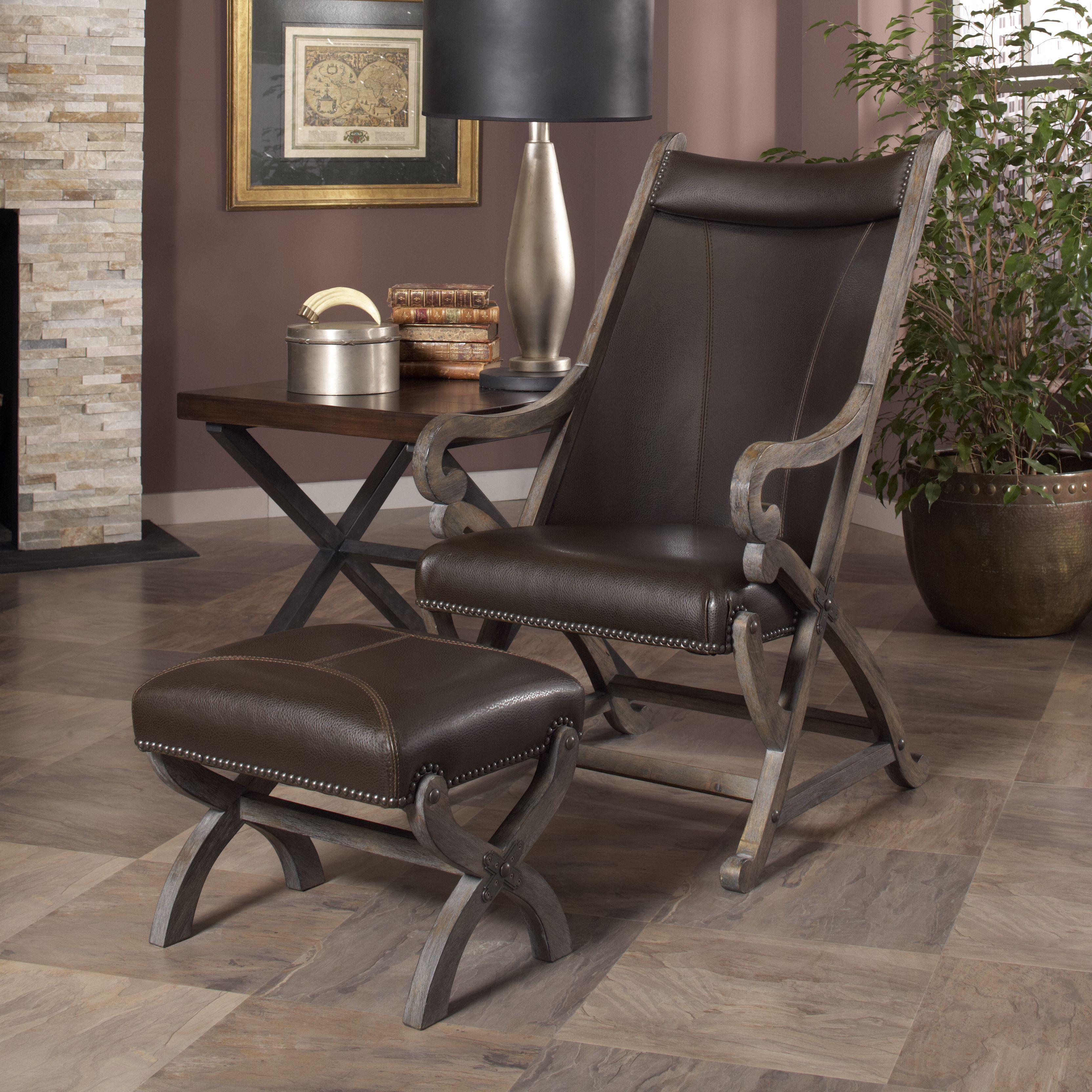 Leather Chair With Ottoman - Chair Design