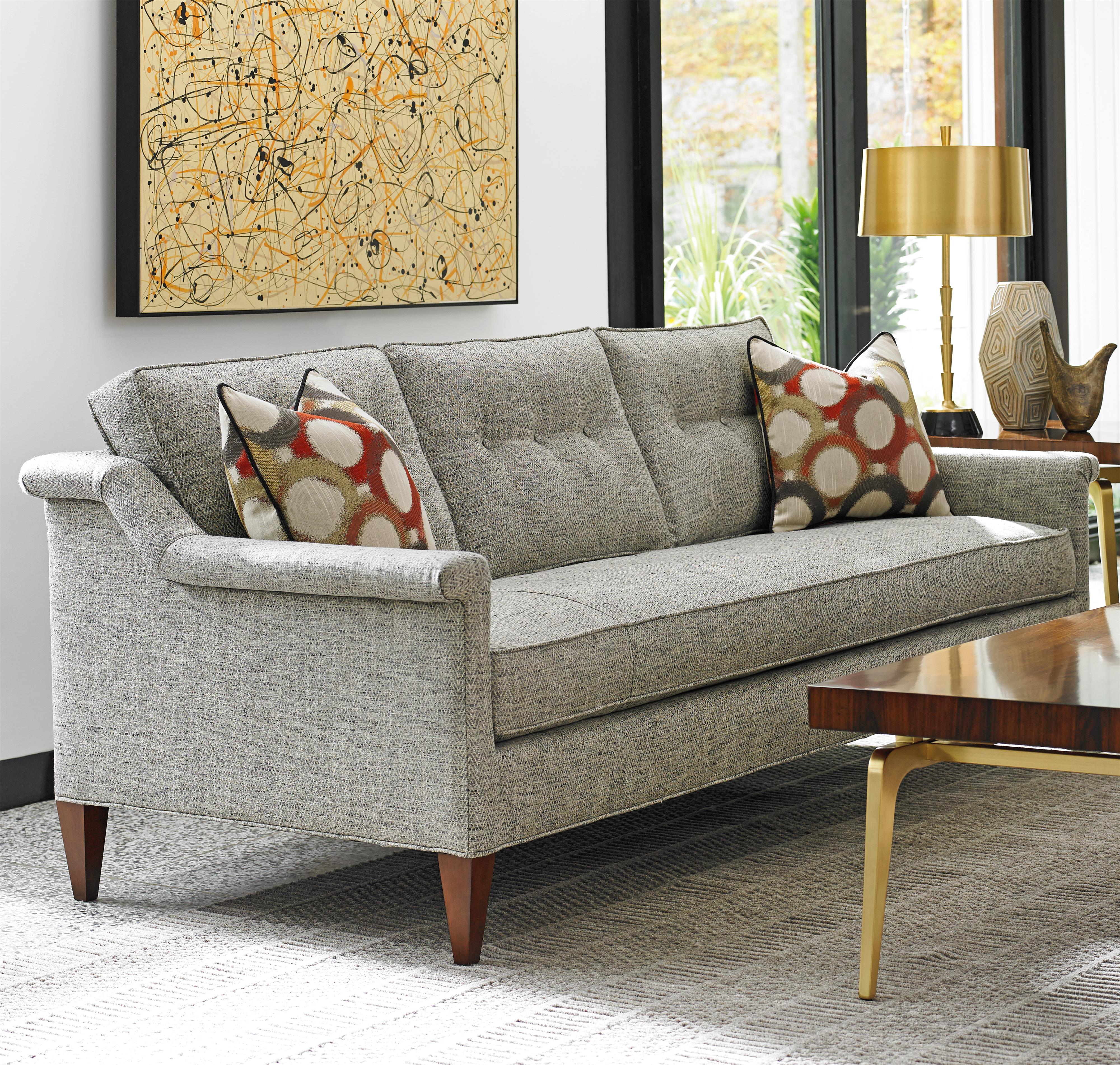 Modern Tufted Rolled Arm Sofa at Steven Broadnax blog