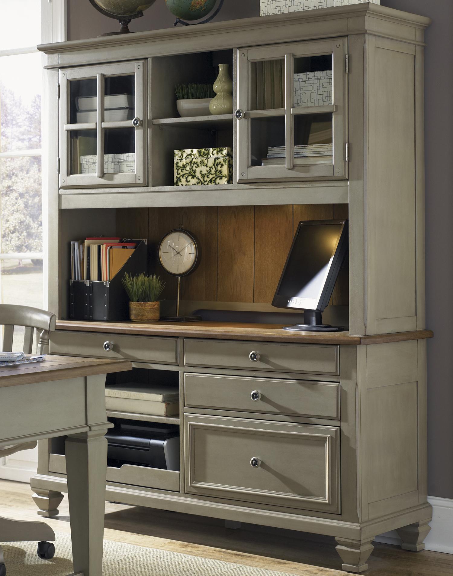 Home Office Credenza And Hutch