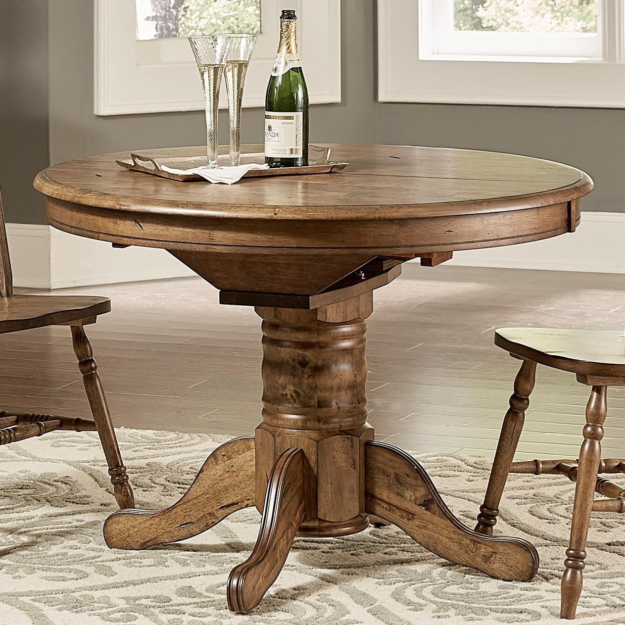 Liberty Furniture Carolina Crossing Transitional Oval Pedestal Dining ...