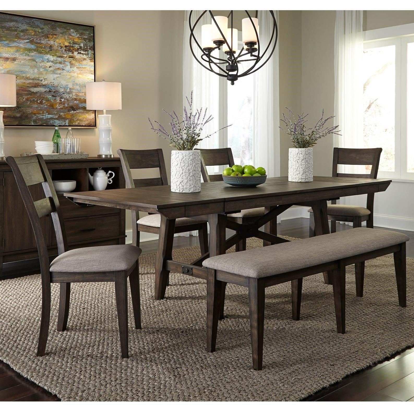 Liberty Furniture Double Bridge 152-CD Dining Room Group 7 Dining Room ...