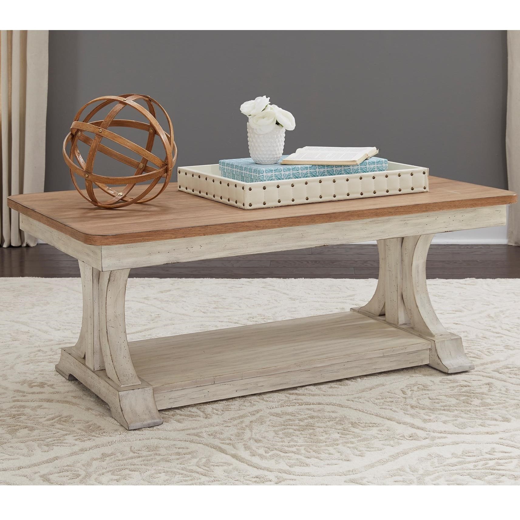 Liberty Furniture Farmhouse Reimagined Relaxed Vintage Rectangular ...