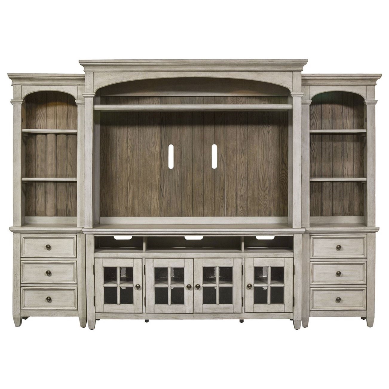 Liberty Furniture Heartland 824-ENTW-ECP Transitional Entertainment ...