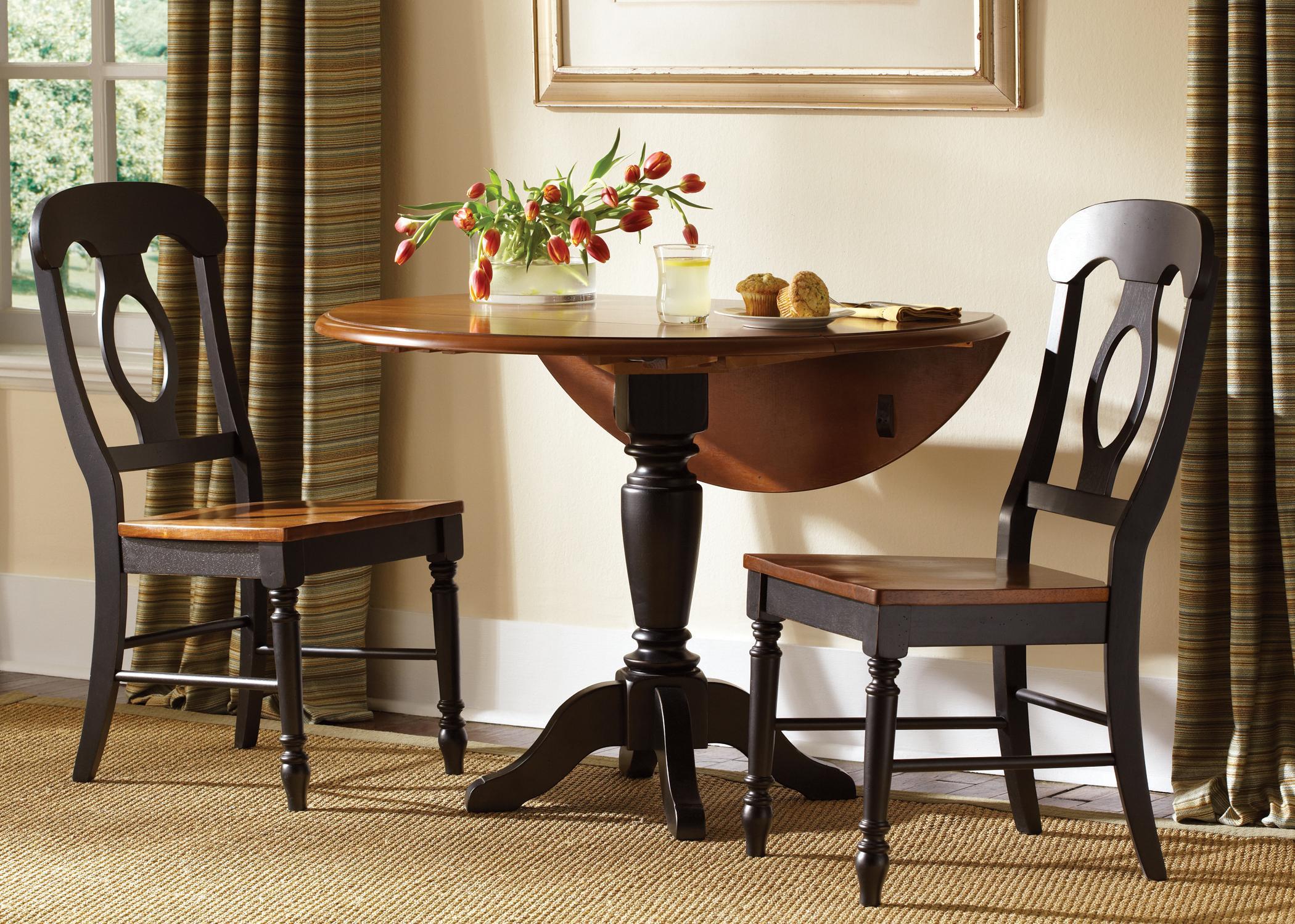 Small Black Drop Leaf Table And Chairs at Virginia Corns blog
