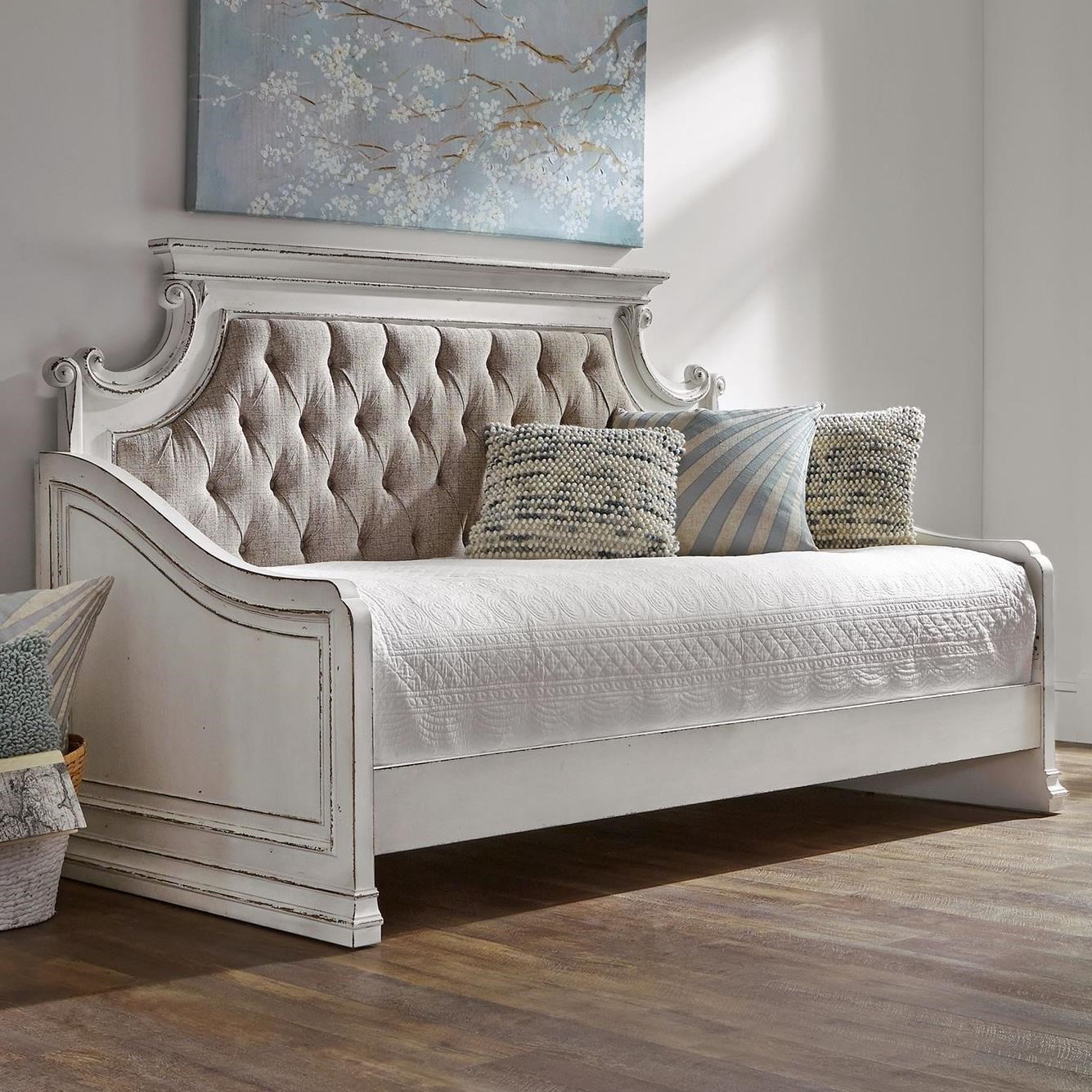 Liberty Furniture Magnolia Manor Twin Daybed with Tufted Upholstered ...