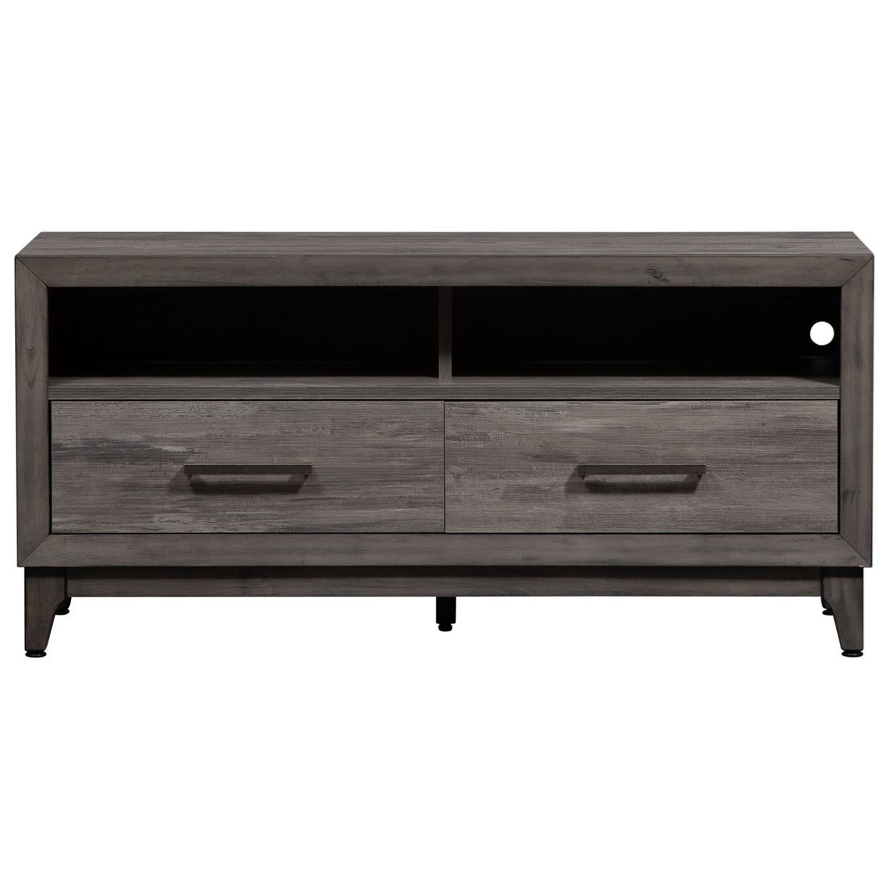 Liberty Furniture Mercury 47 Inch TV Console in Driftwood Gray Finish ...