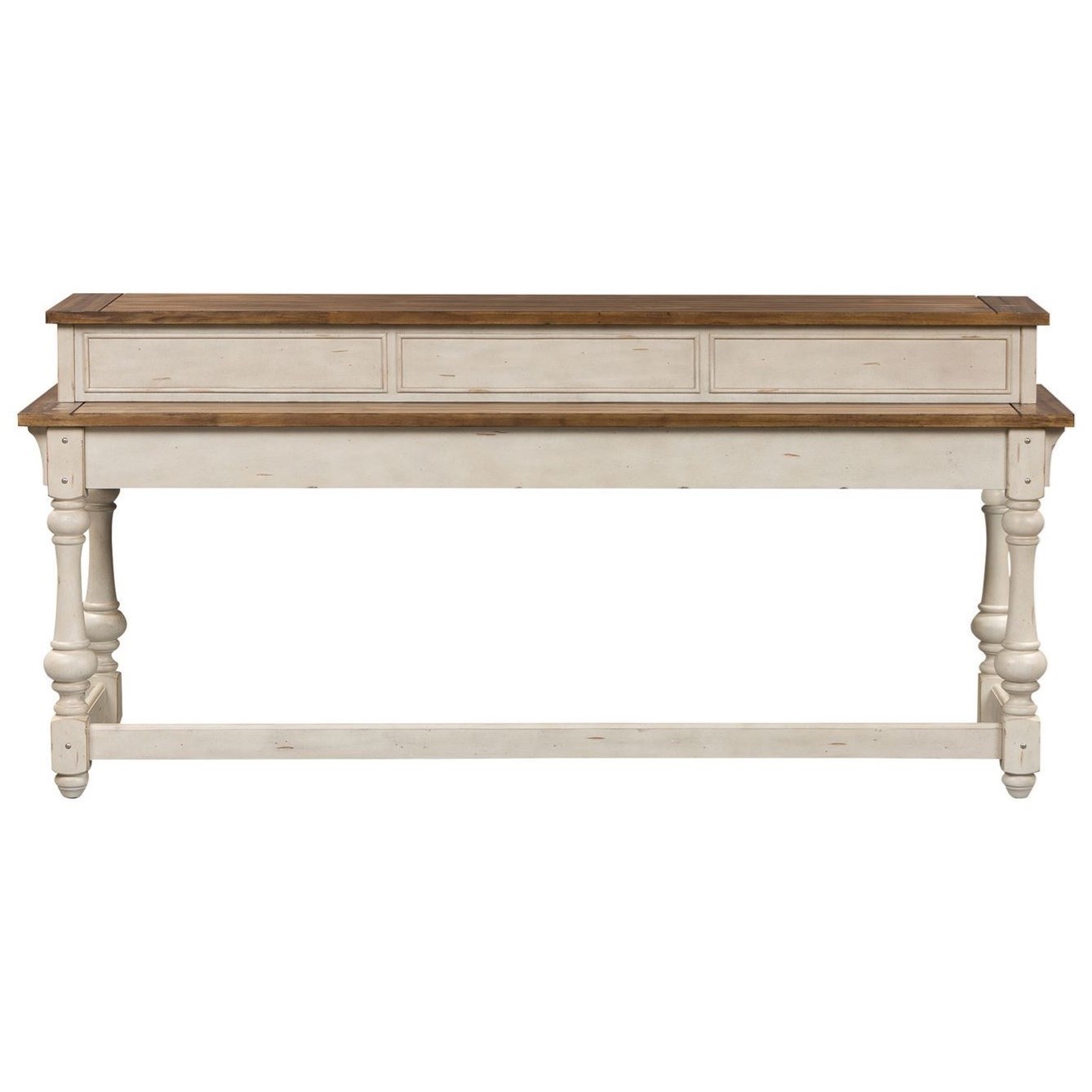 Liberty Furniture Morgan Creek Relaxed Vintage Console Table with ...