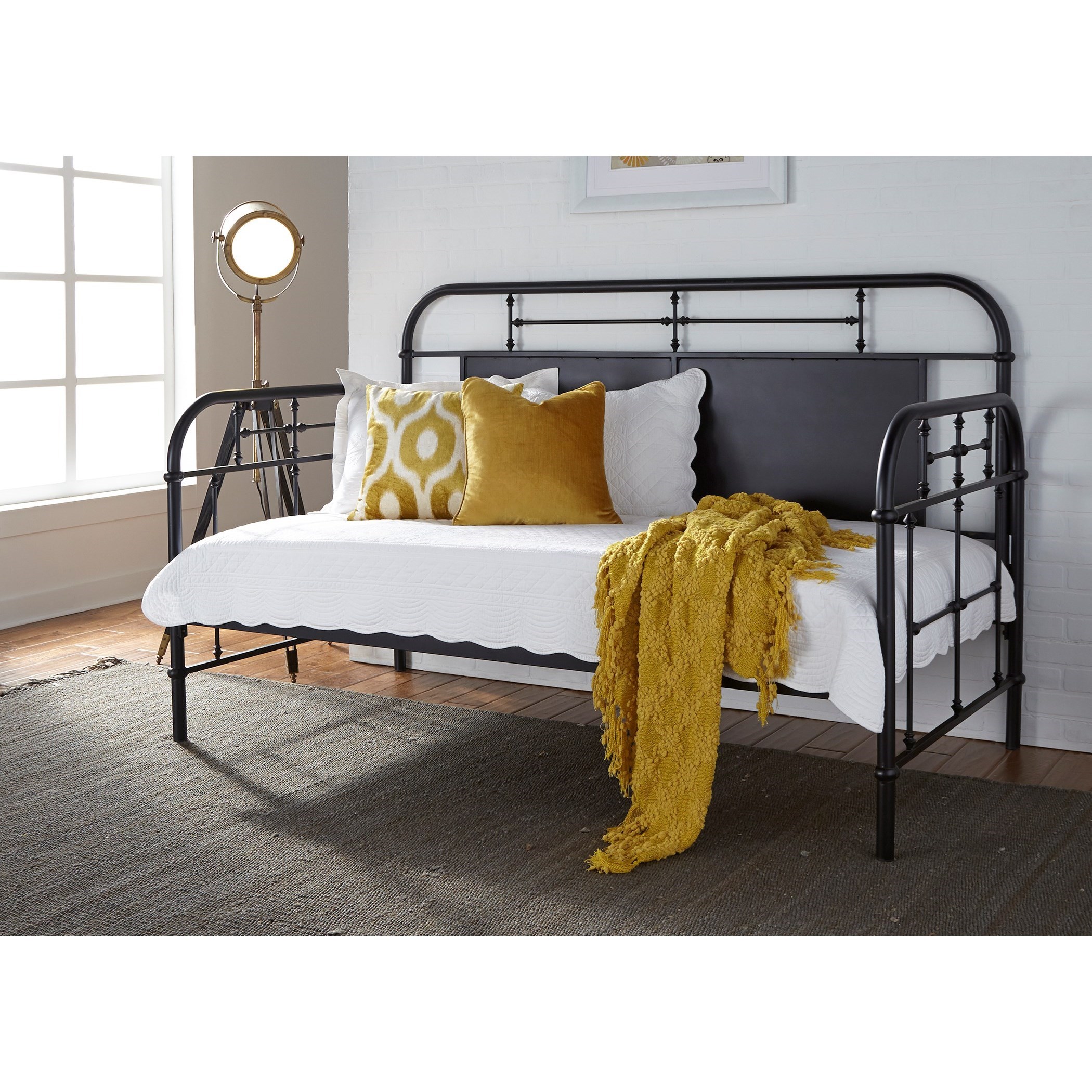 Liberty Furniture Vintage Series Twin Metal Daybed with Turned Spindles ...
