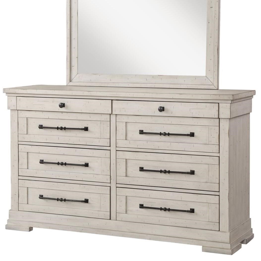 Lifestyle C8047A 300233064 Cottage Style Dresser with 8 Drawers ...