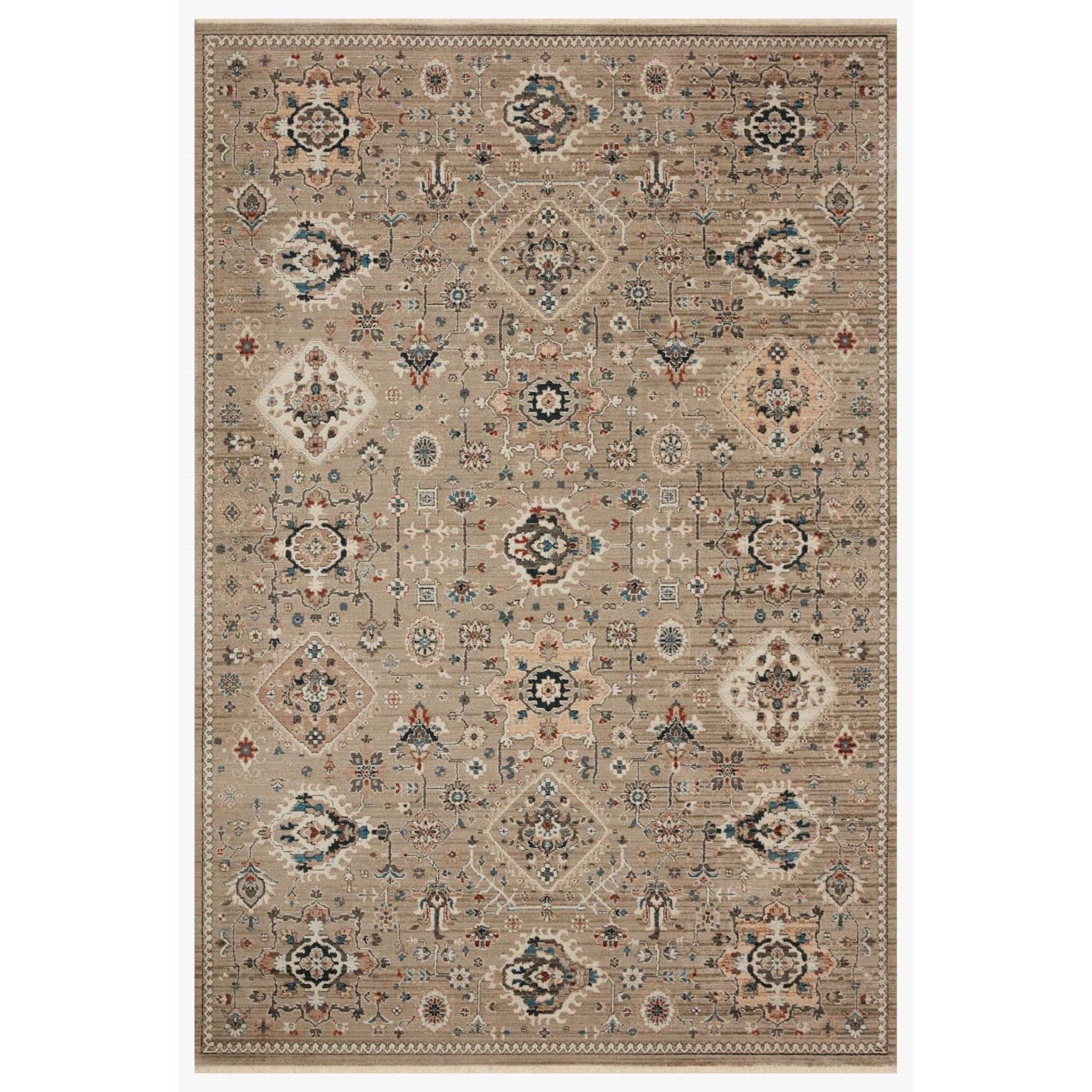 Loloi Rugs Leigh 11'6" x 15'7" Dove / Multi Rug | Belfort Furniture | Rugs