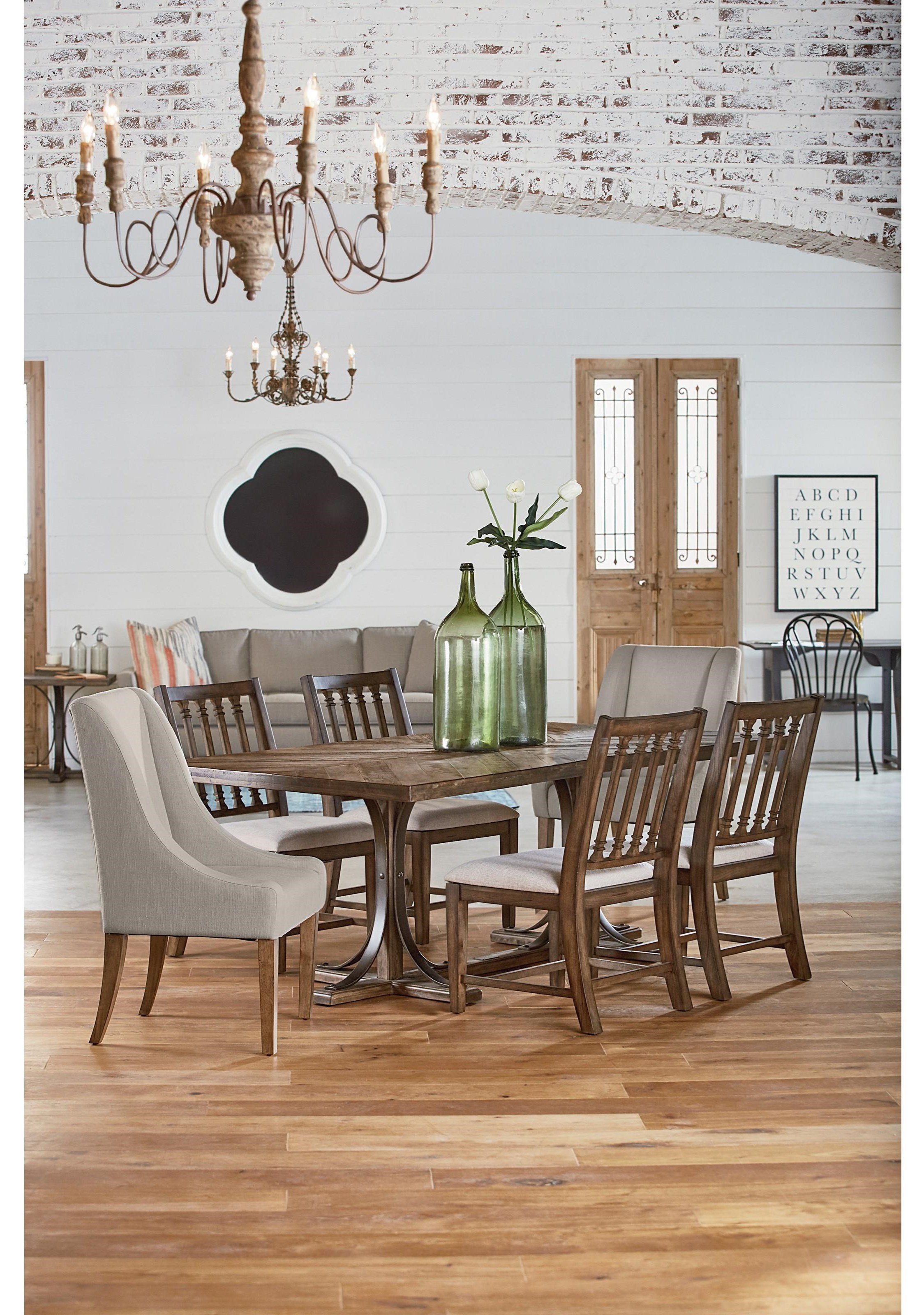 Magnolia Home by Joanna Gaines Traditional 5 Piece Dining Set | Darvin ...