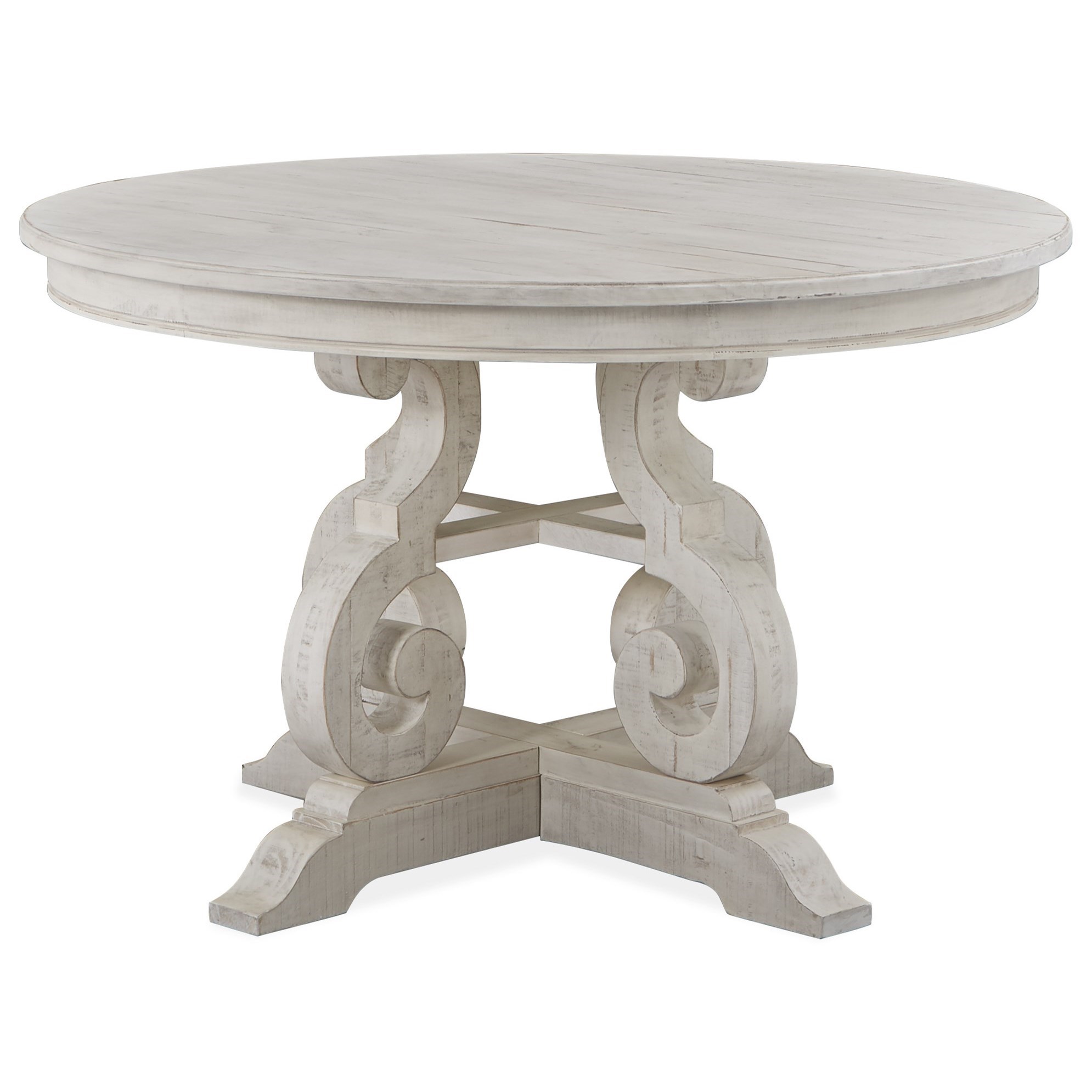 Magnussen Home Bronwyn 48" Round Farmhouse Dining Table | Reeds ...