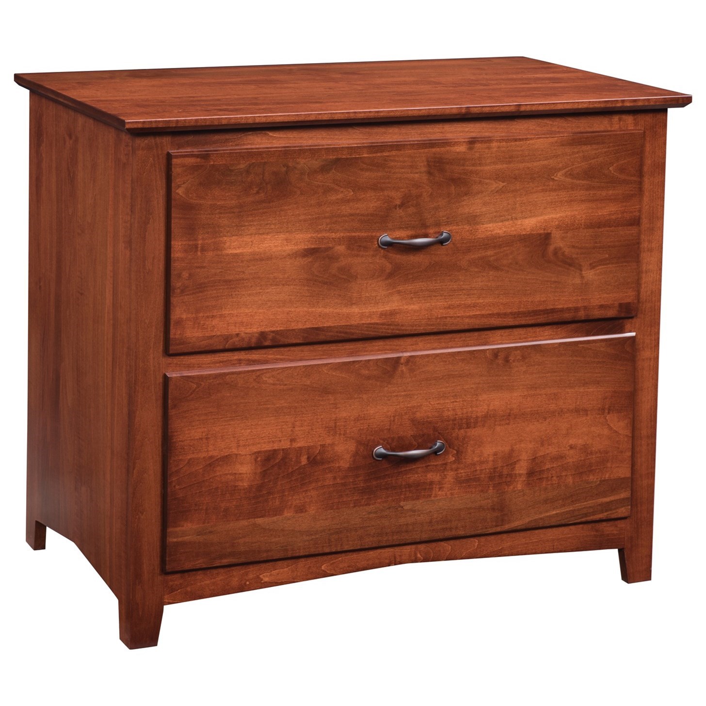 Maple Hill Woodworking Linwood Customizable Solid Wood 2-Drawer Lateral ...