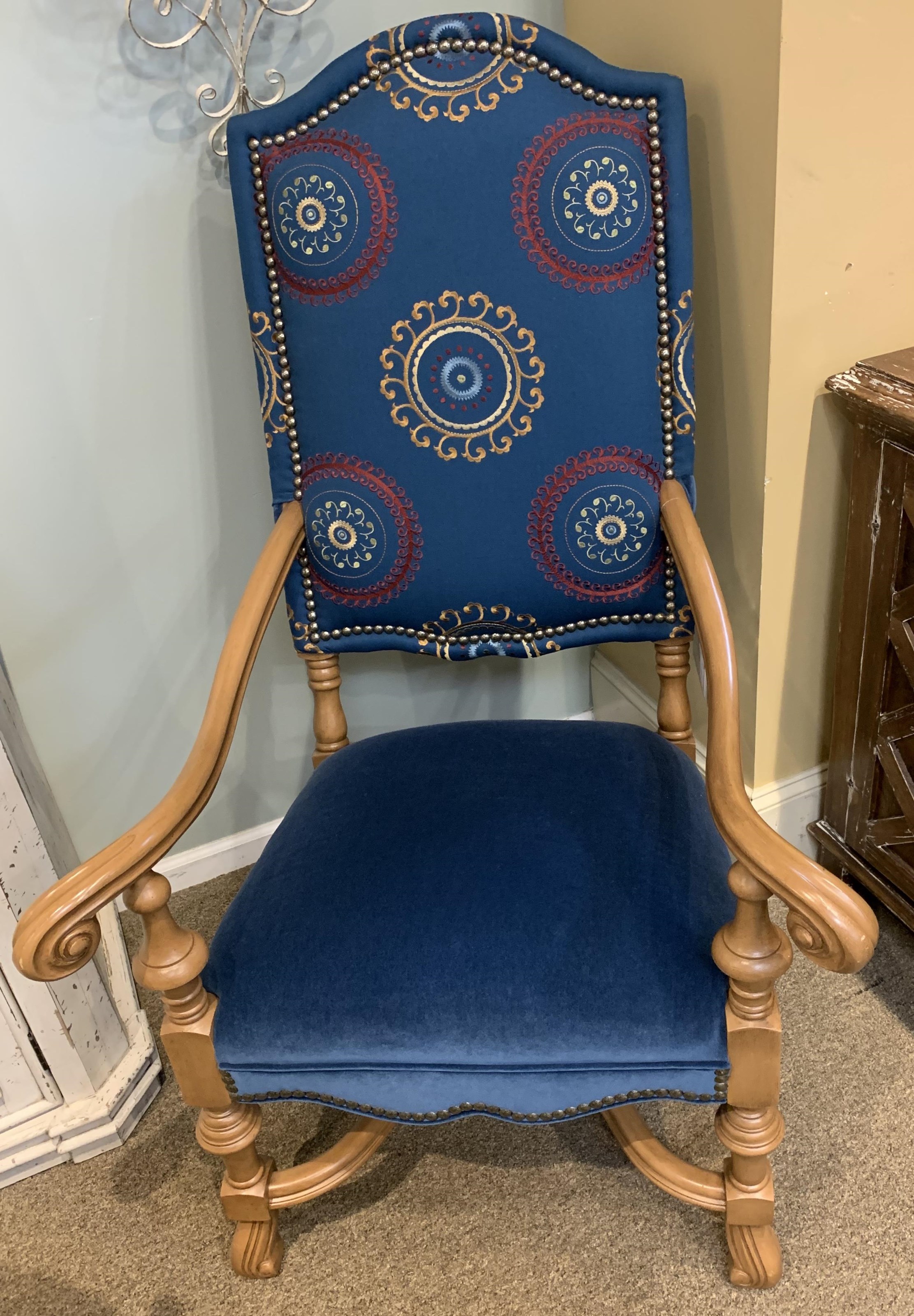 Massoud Massoud Chairs Accent Chair | Howell Furniture | Exposed Wood ...