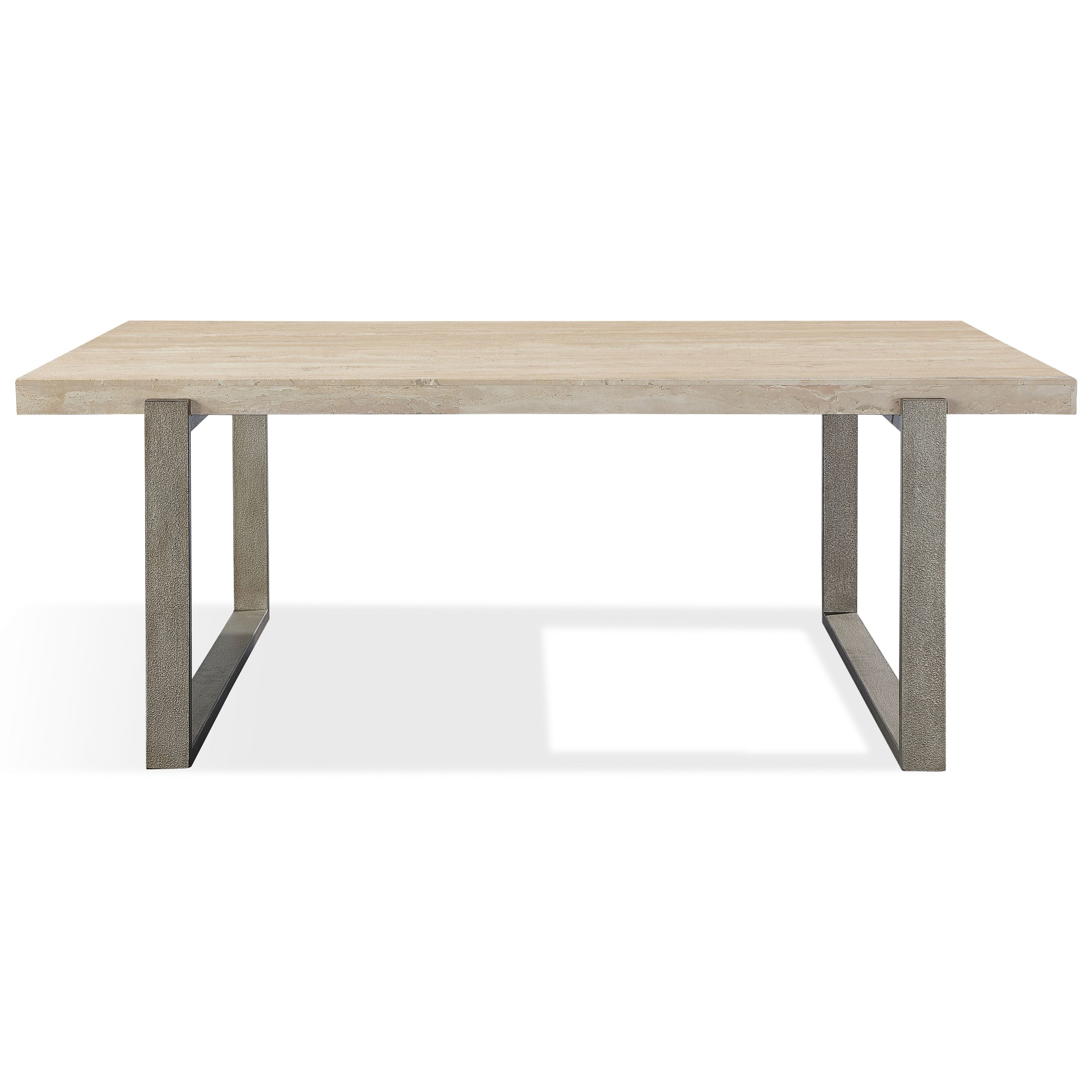 Modus International Ariela Contemporary Coffee Table with Metal Legs ...