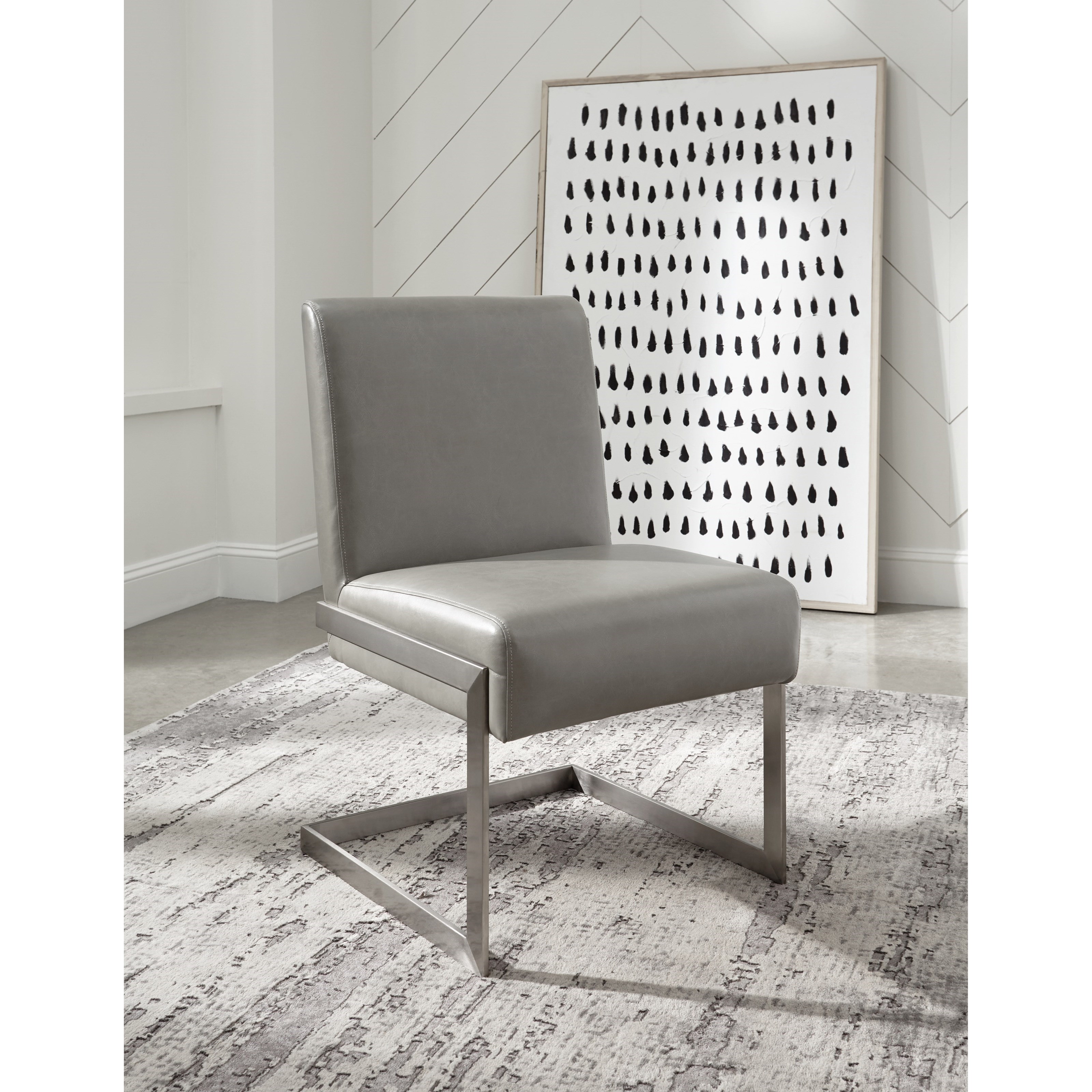 Modus International Coral Contemporary Dining Chair with Cantilever ...