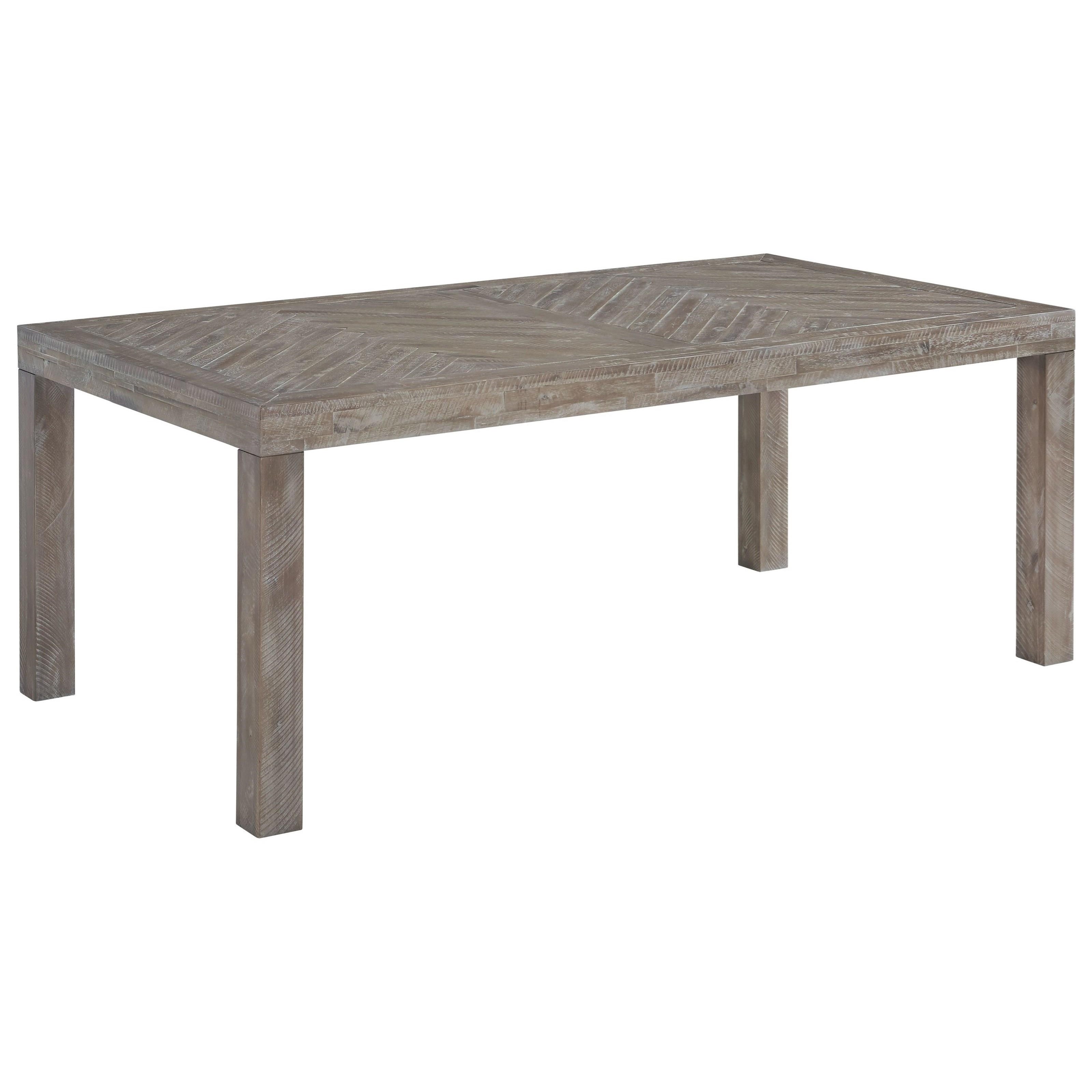 Modus International Herringbone Contemporary Dining Table in Rustic ...
