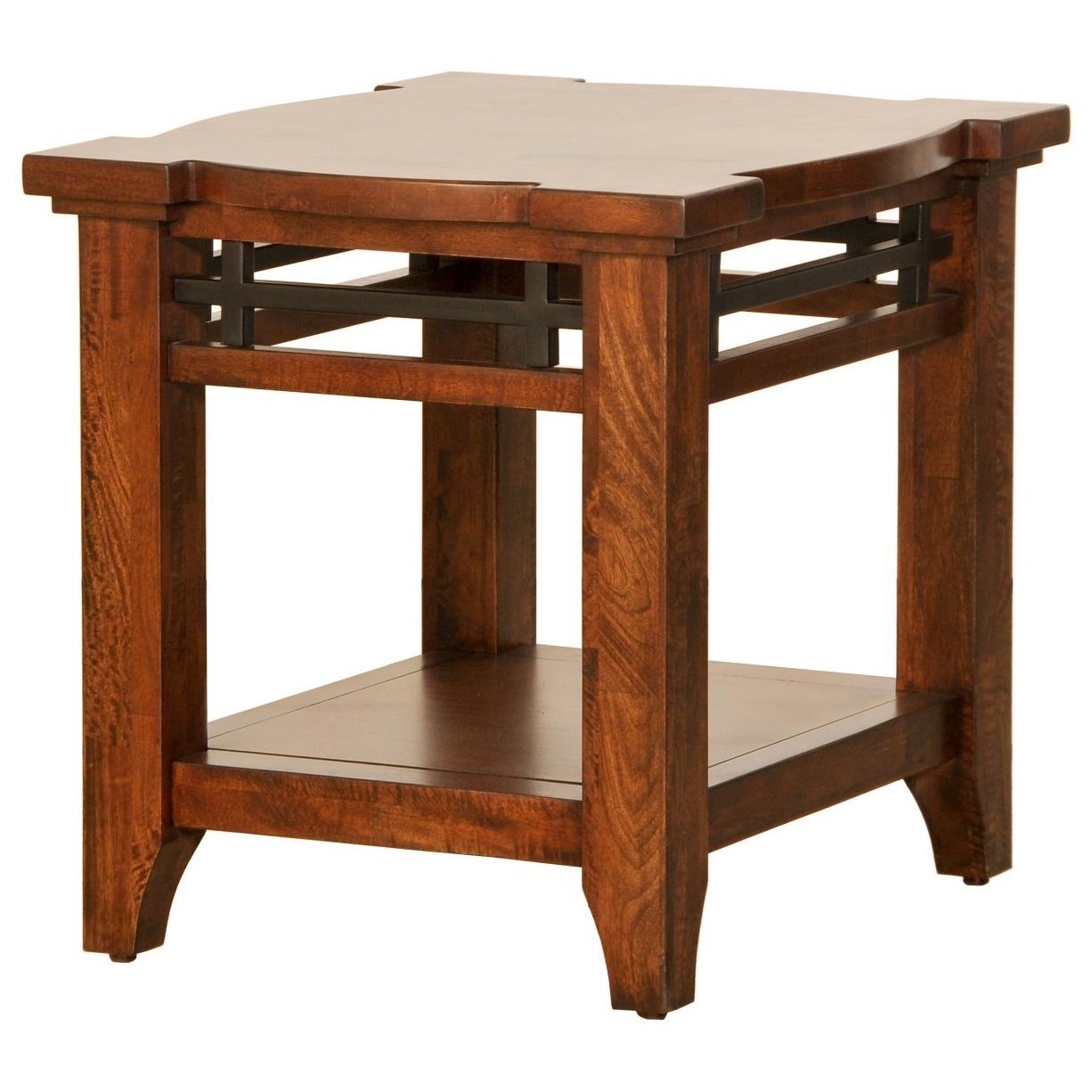 Napa Furniture Designs Whistler Retreat Solid Mango Lamp Table with ...
