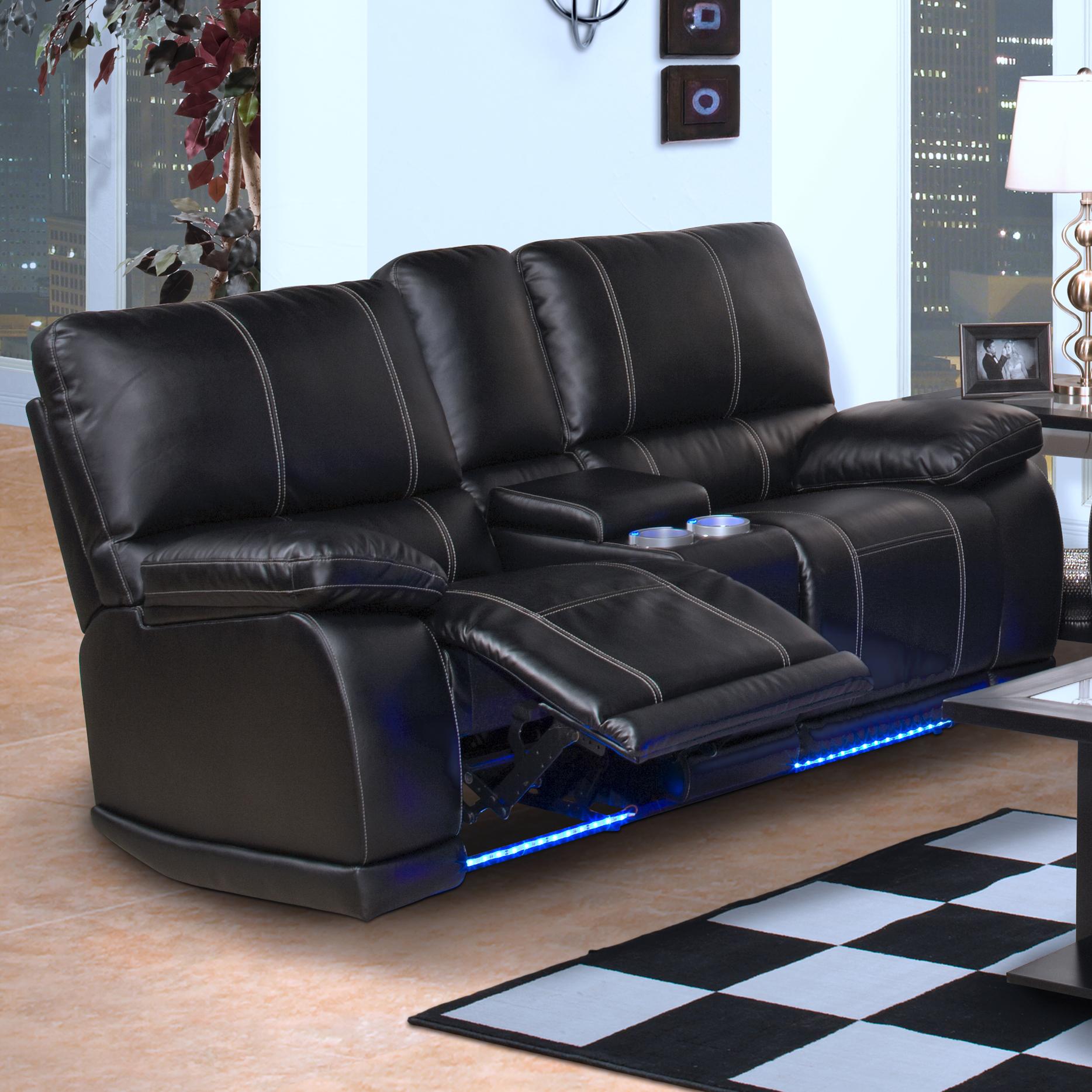 Dual Reclining Loveseat With Console | pants and candy