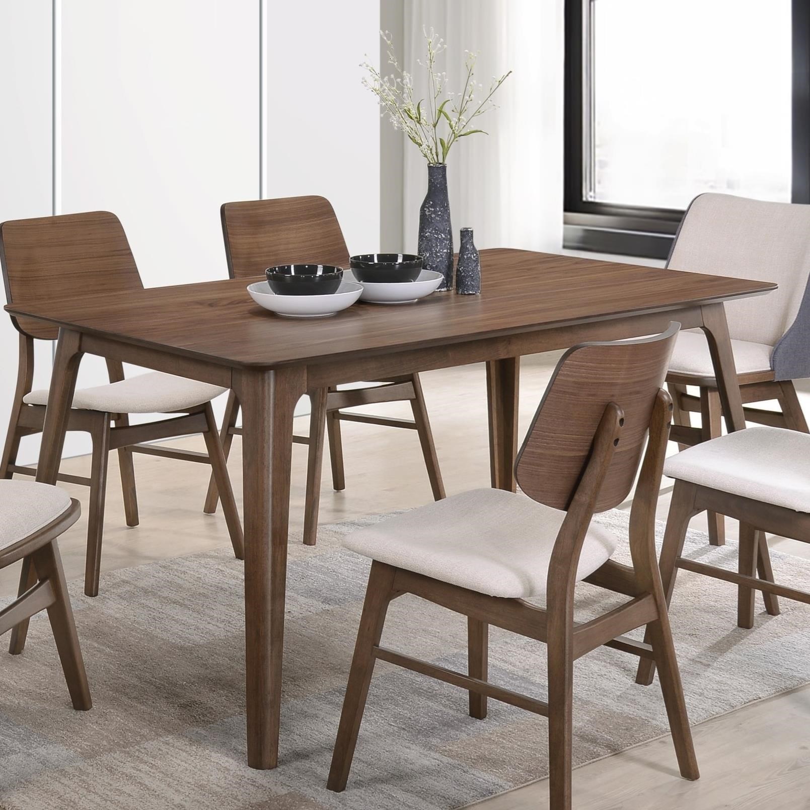 New Classic Furniture Oscar D1651-11 Mid Century Modern 60" Rectangle ...