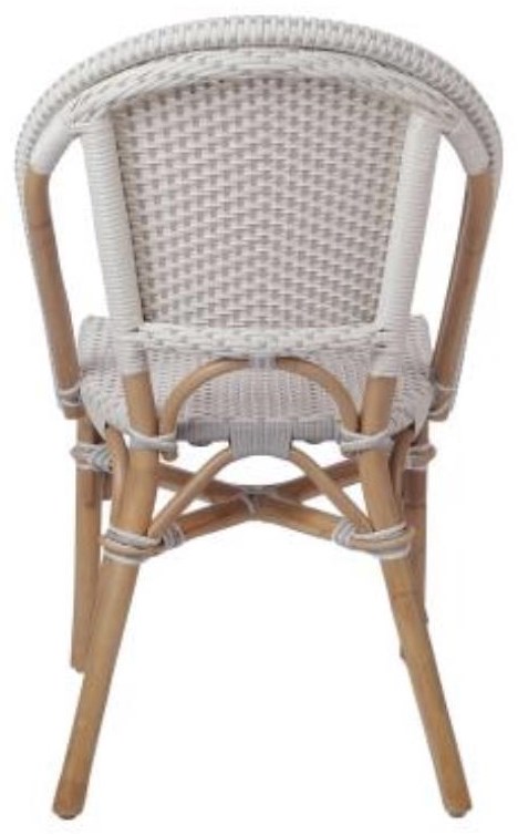 Avignon Avignon Paris Bistro Chair, White/ Gray | Reeds Furniture ...