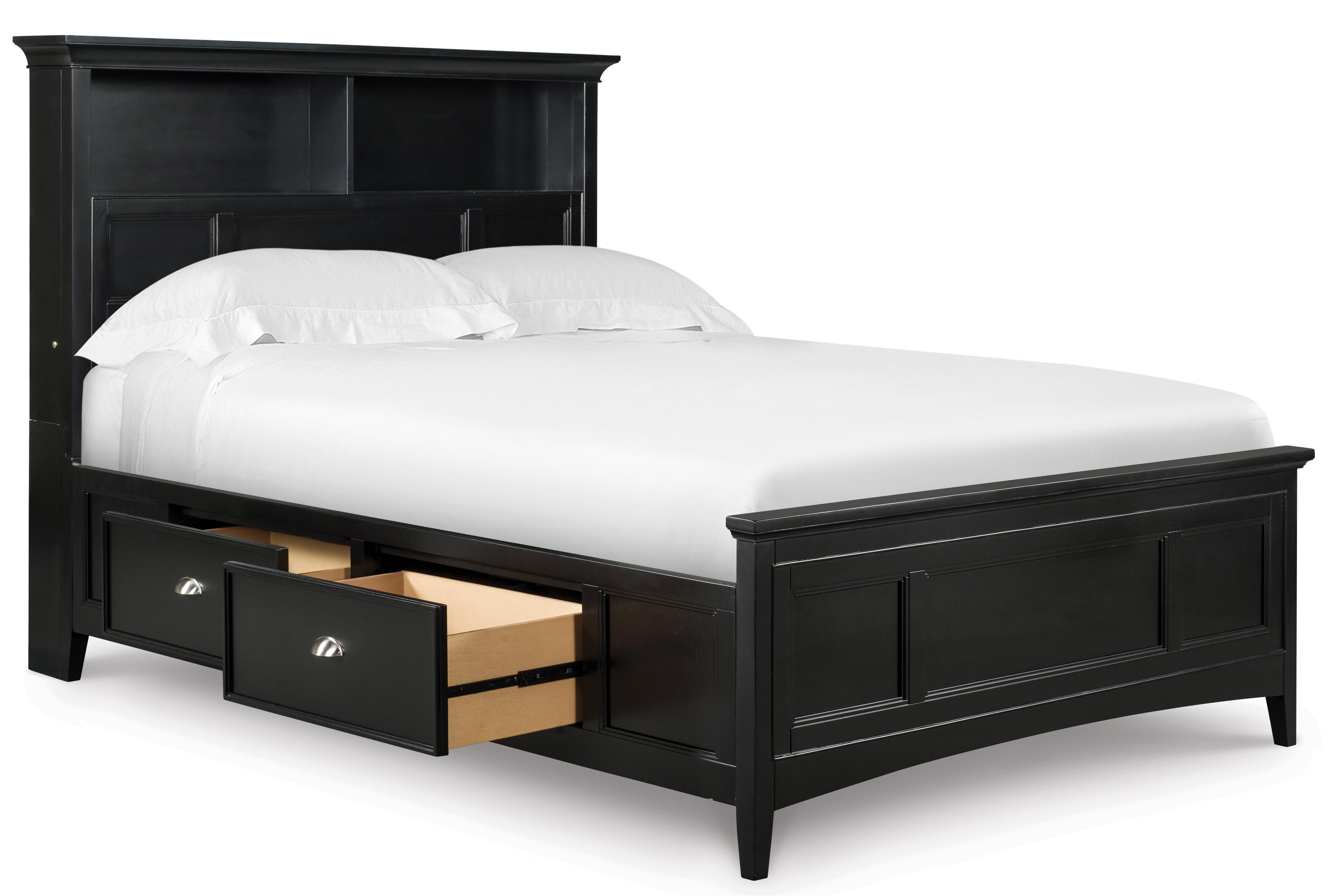 Next Generation by Magnussen Bennett Full Bookcase Bed with 4 Underbed ...