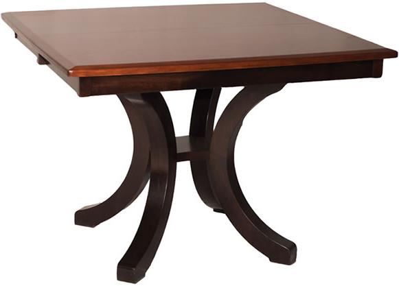 Oakwood Industries Casual Dining 10913002 Bellevue Single Pedestal ...