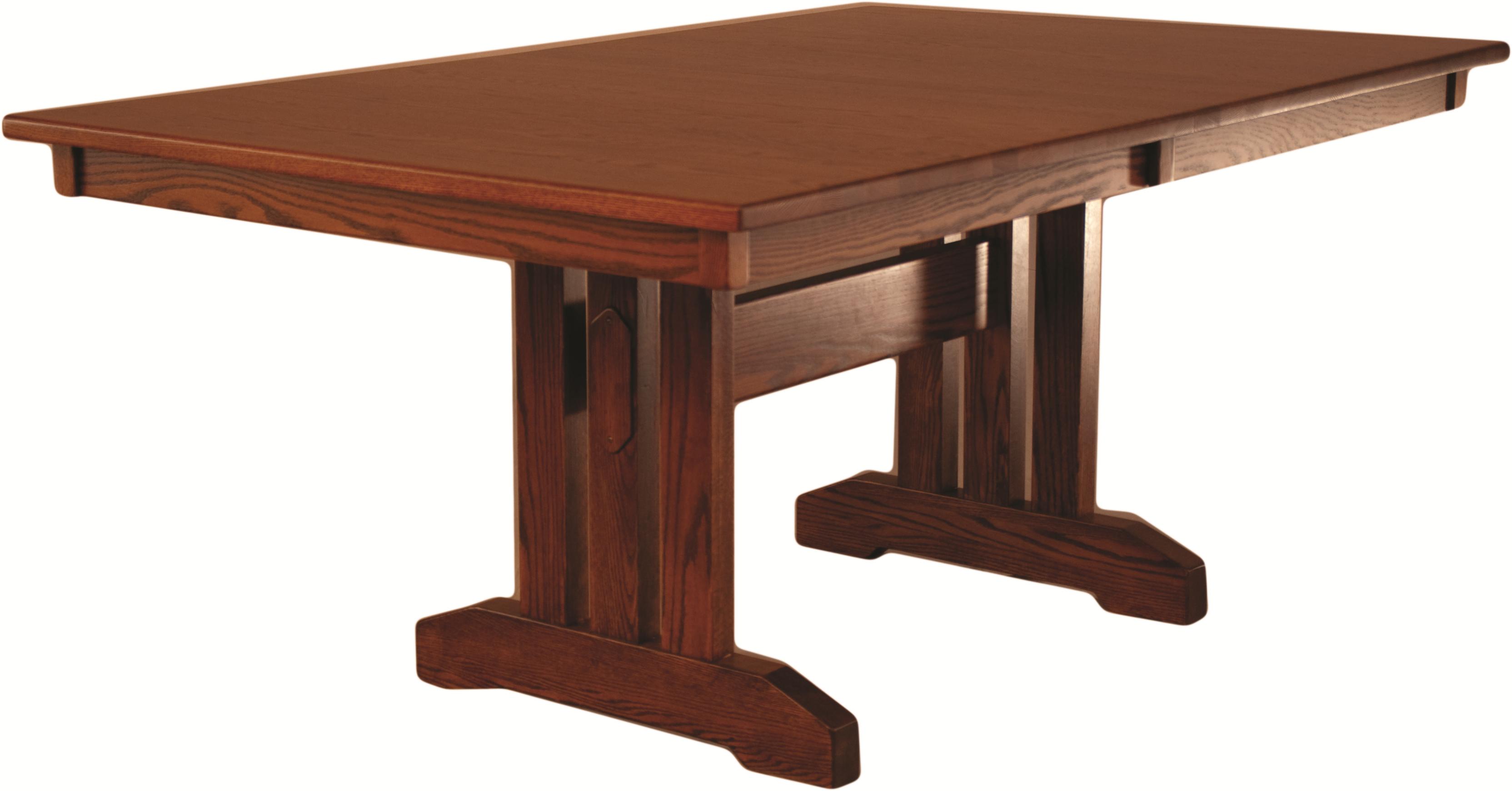 Oakwood Industries Casual Dining 11704 Mission Dining Table | Mueller ...