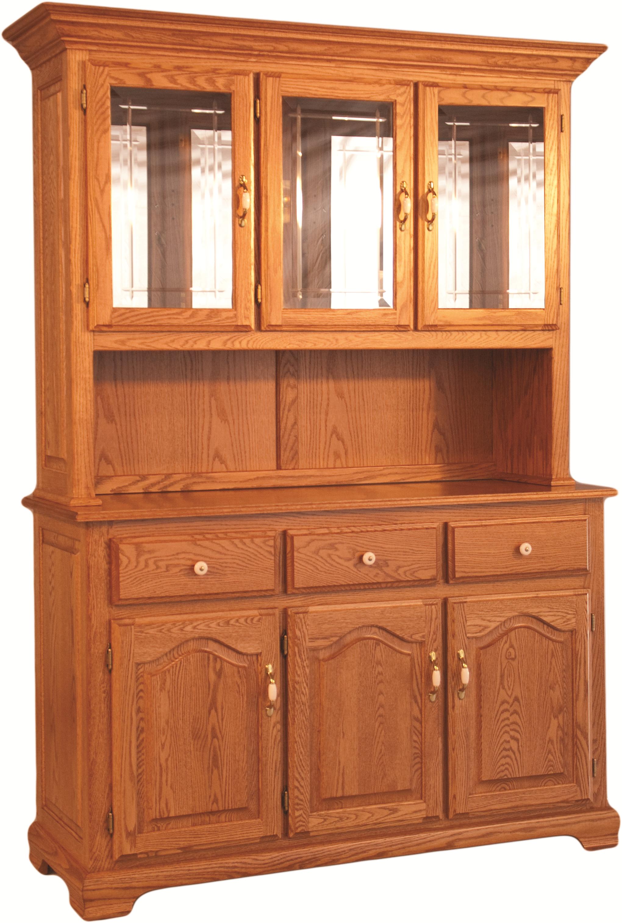 Oakwood Industries Casual Dining 3031 Homestead China Hutch w/ Buffet ...