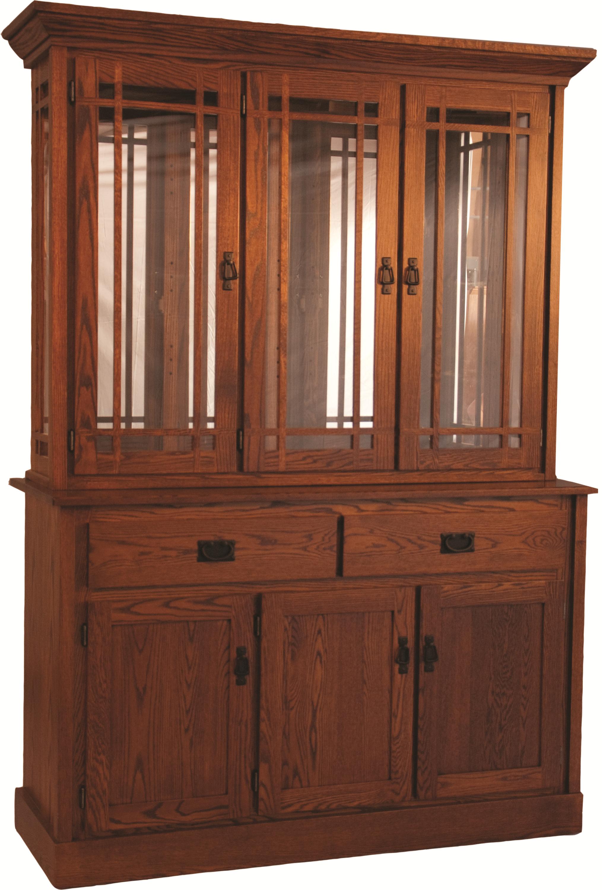 Oakwood Industries Casual Dining 3730 Mission Hutch and Buffet w ...