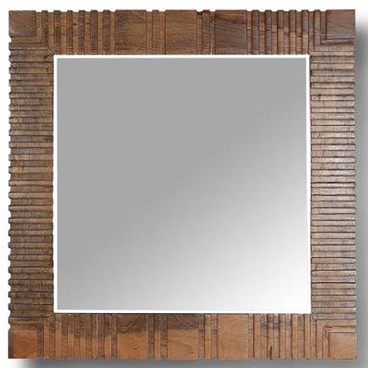 Parker House Crossings Downtown Rustic Wall Mirror | Wayside Furniture ...