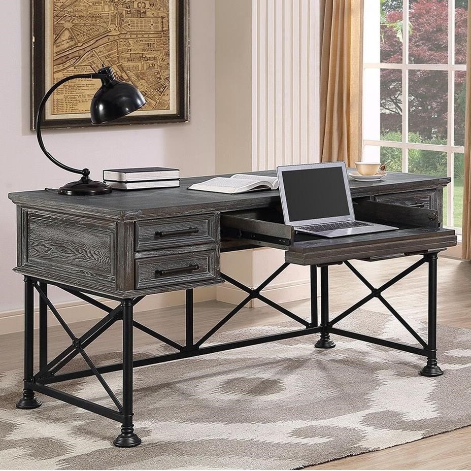 Parker House Gramercy Park Relaxed Vintage 4 Drawer Writing Desk ...