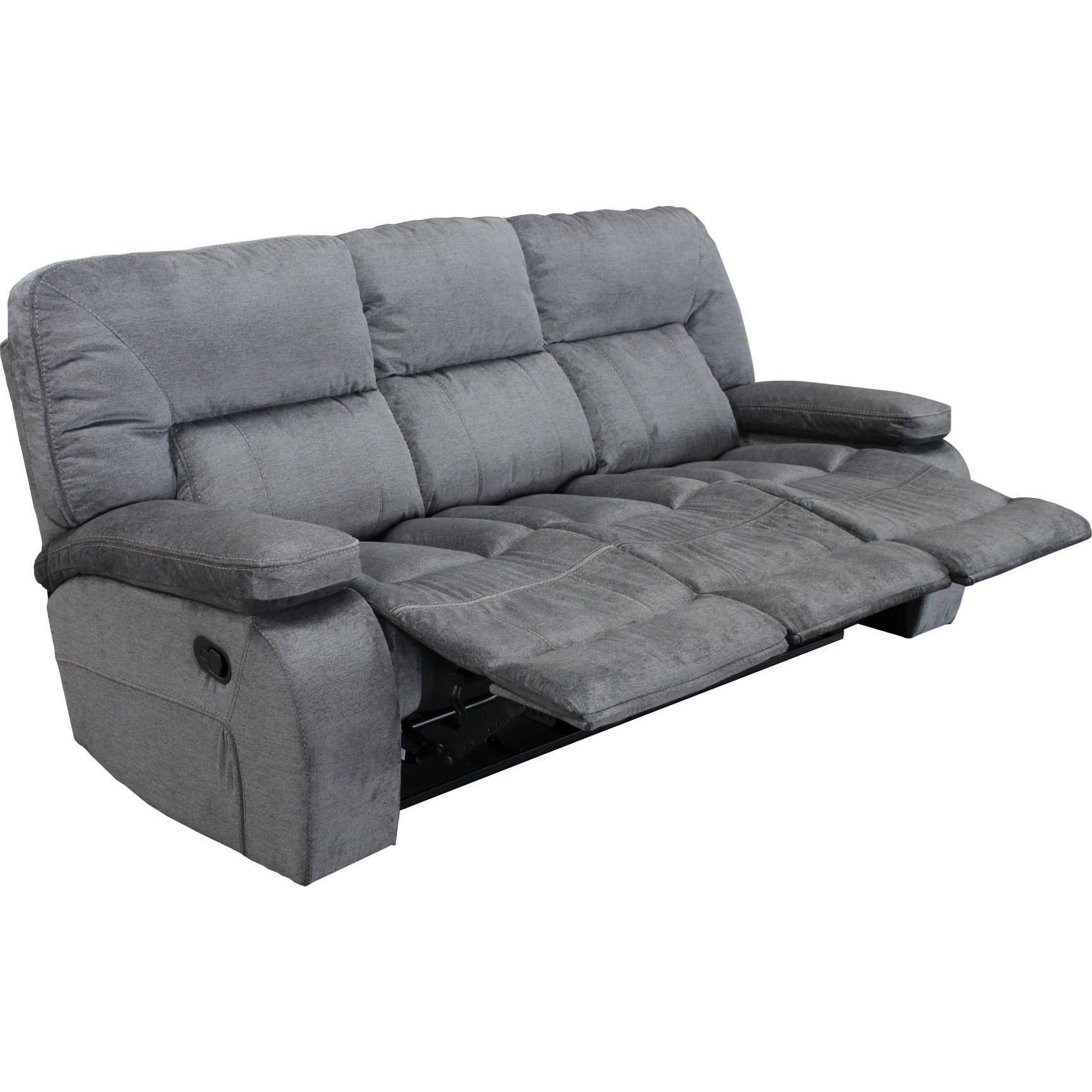 Paramount Living Chapman Casual Triple Reclining Sofa with Pillow Arms ...
