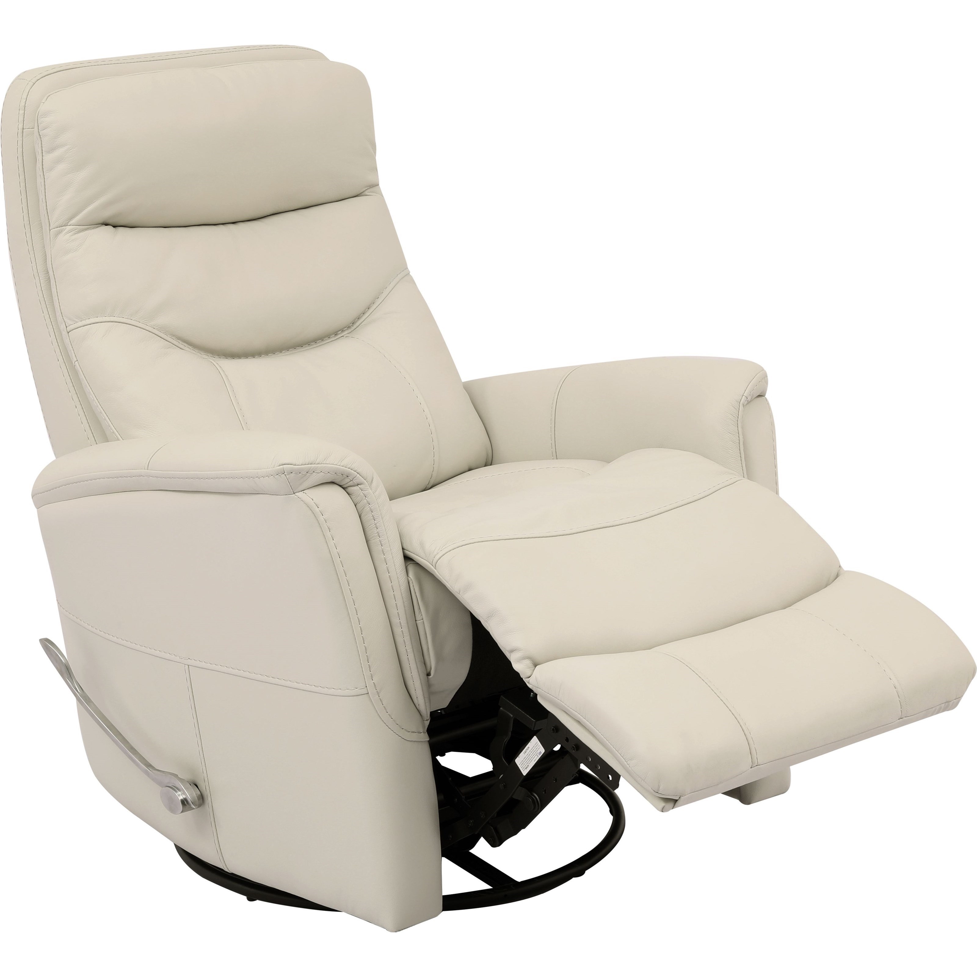 Parker Living Gemini Contemporary Swivel Glider Recliner with Padded ...