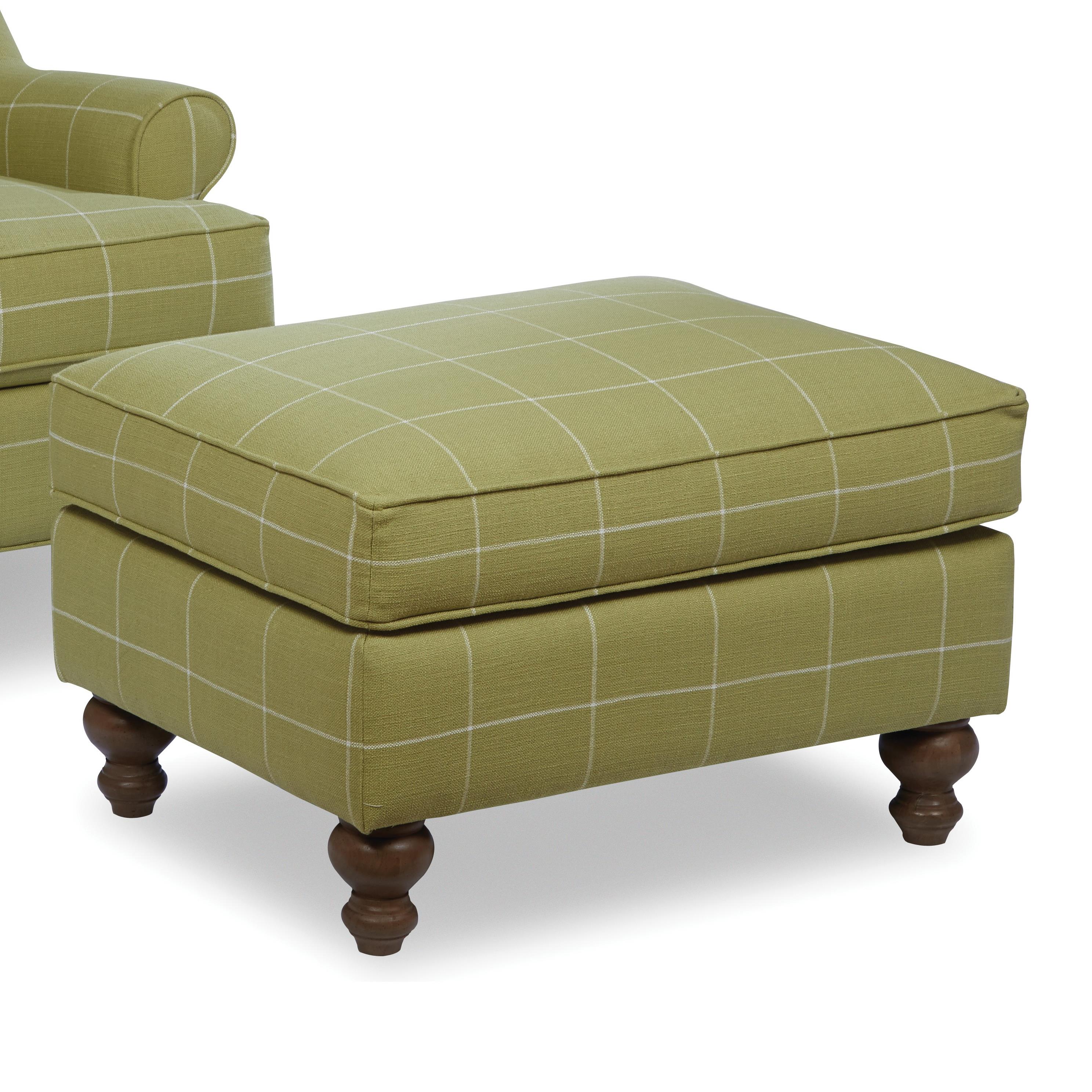 Paula Deen by Craftmaster Upholstered Chairs Traditional Ottoman with ...