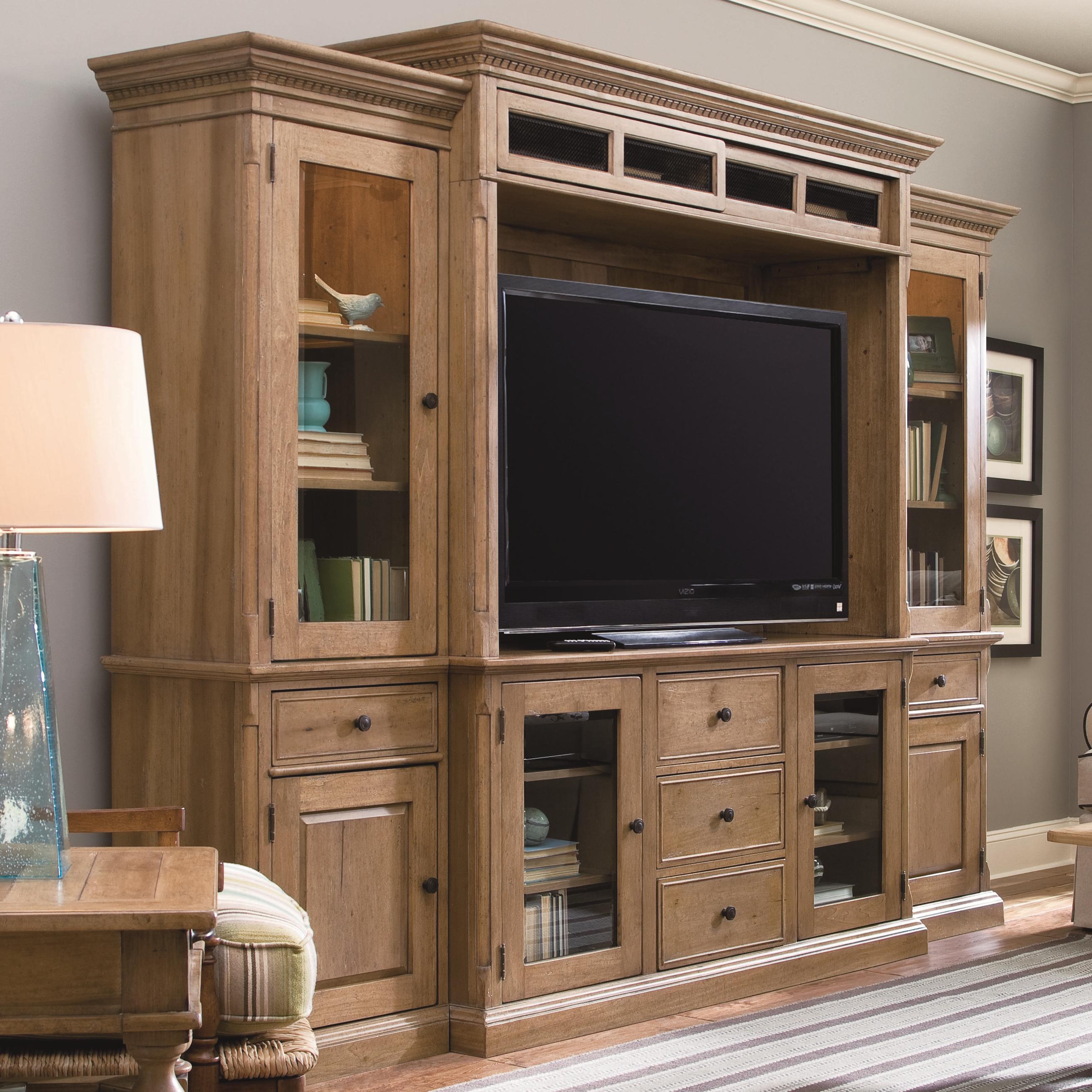 Universal Down Home 70-inch Entertainment Console with 3 Drawers ...