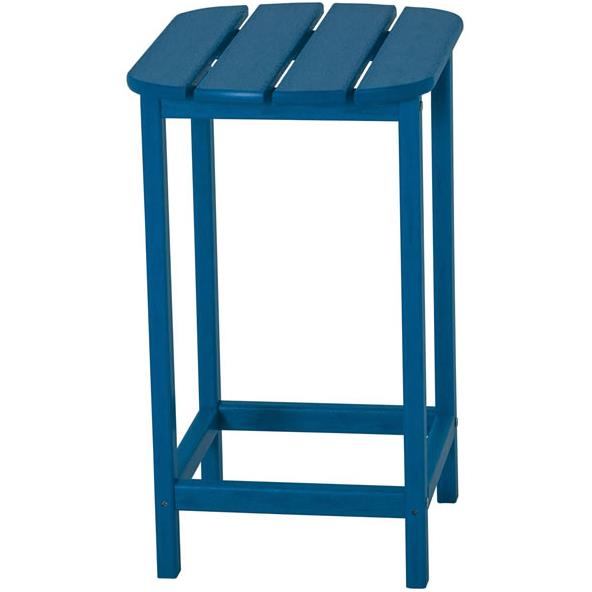 Polywood South Beach 26 Inch Counter Height Side Table with Block Feet ...