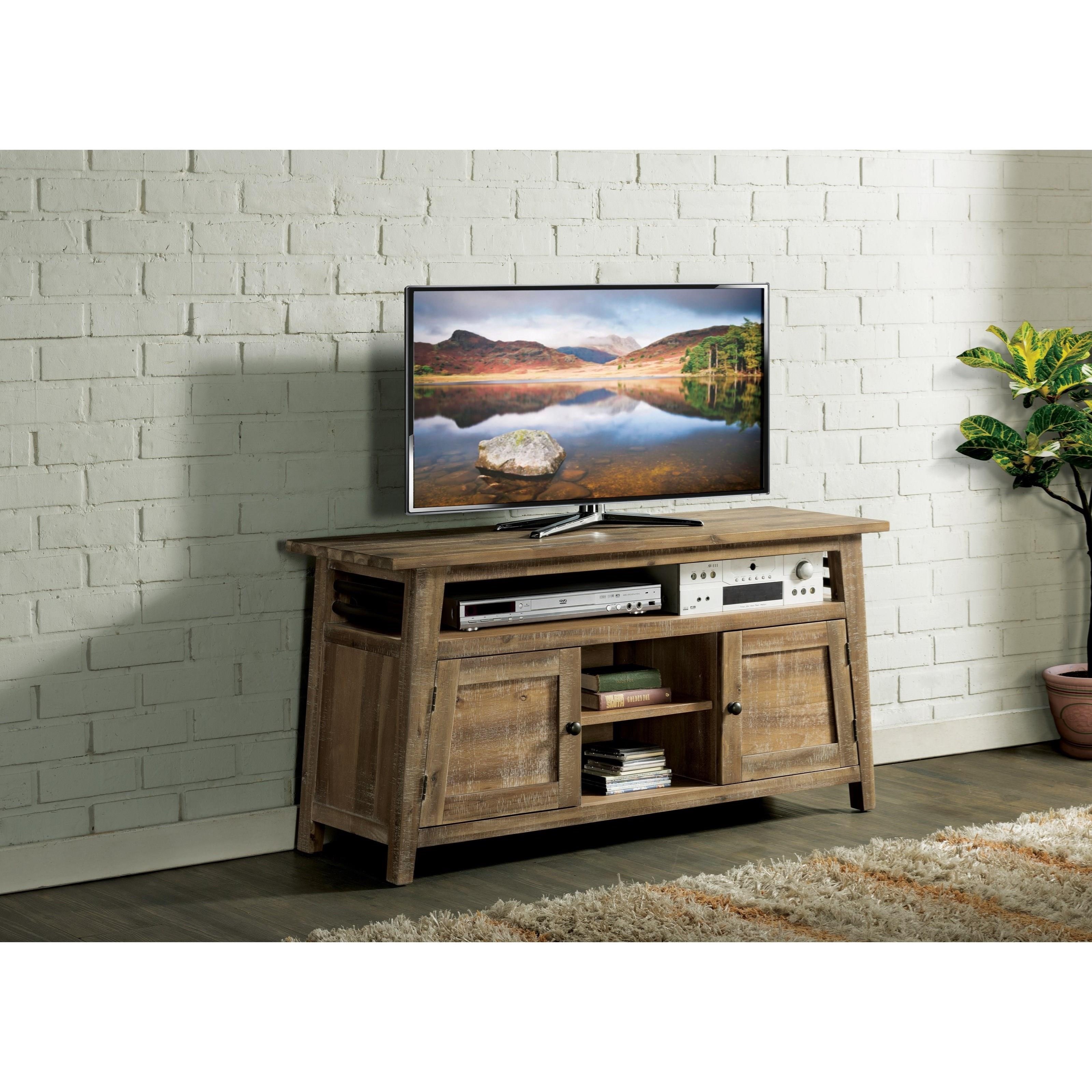 Riverside Furniture Rowan Industrial 56-Inch TV Console with Wire ...