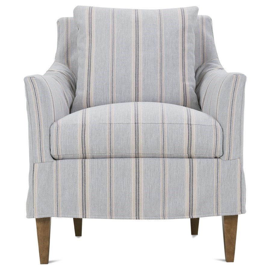 Robin Bruce Ingrid Transitional Chair with Slipcover | Sprintz ...