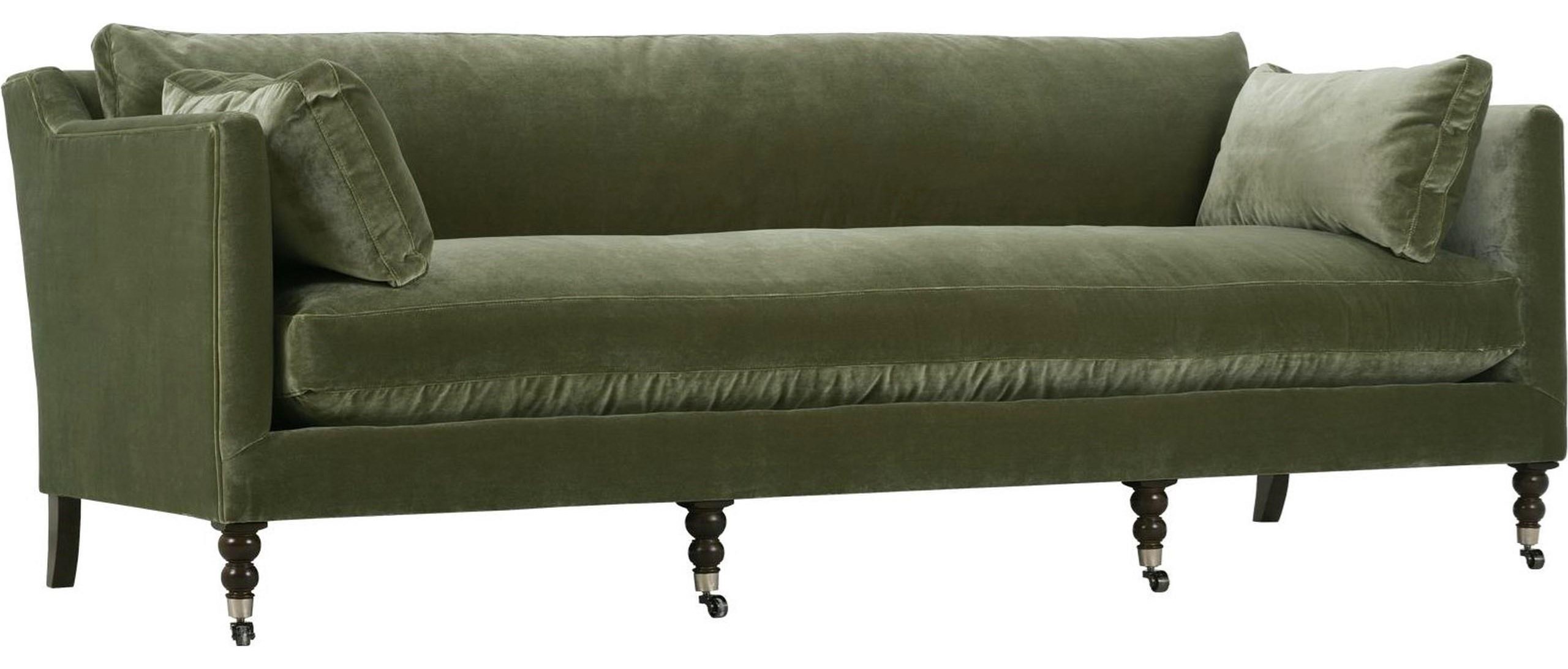 Robin Bruce Madeline Transitional Sofa with Turned Legs | Sprintz ...