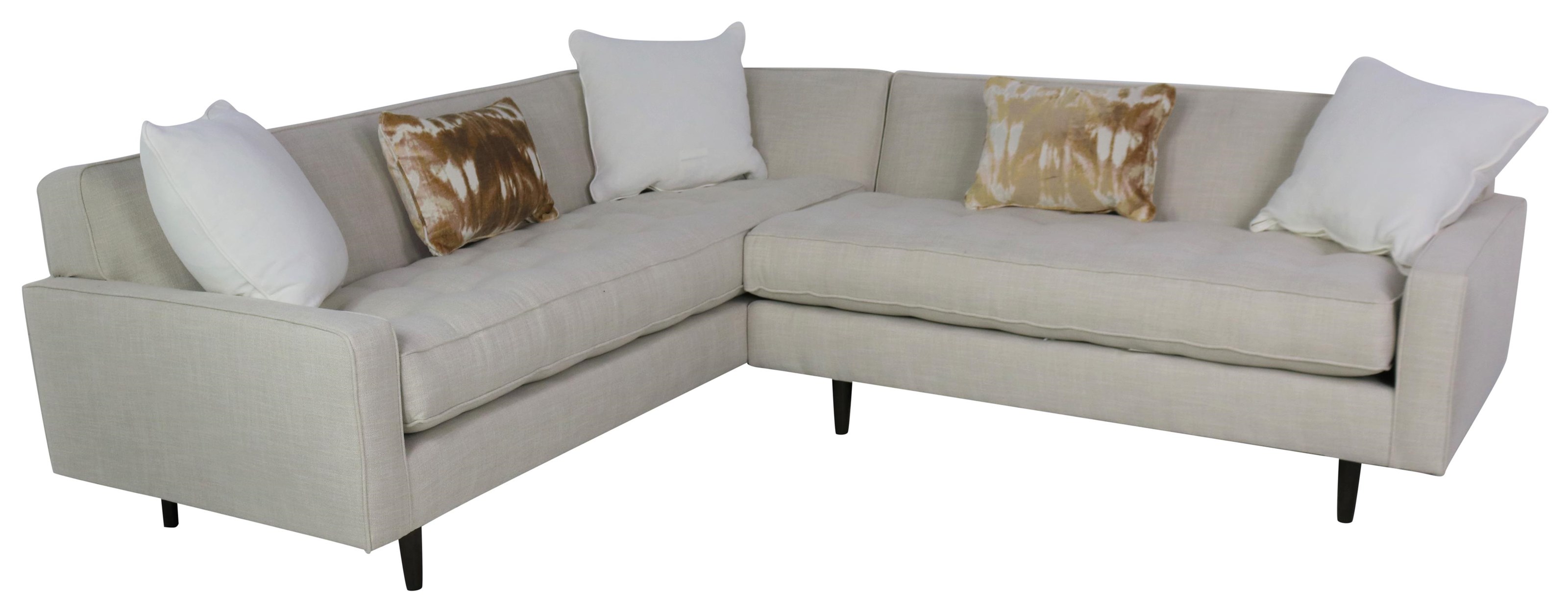 Rowe Brady Contemporary 2-Piece Sectional Sofa | Sprintz Furniture ...