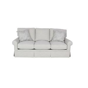 Rowe My Style I Customizable Sofa with Rolled Arms, Skirted Base and ...