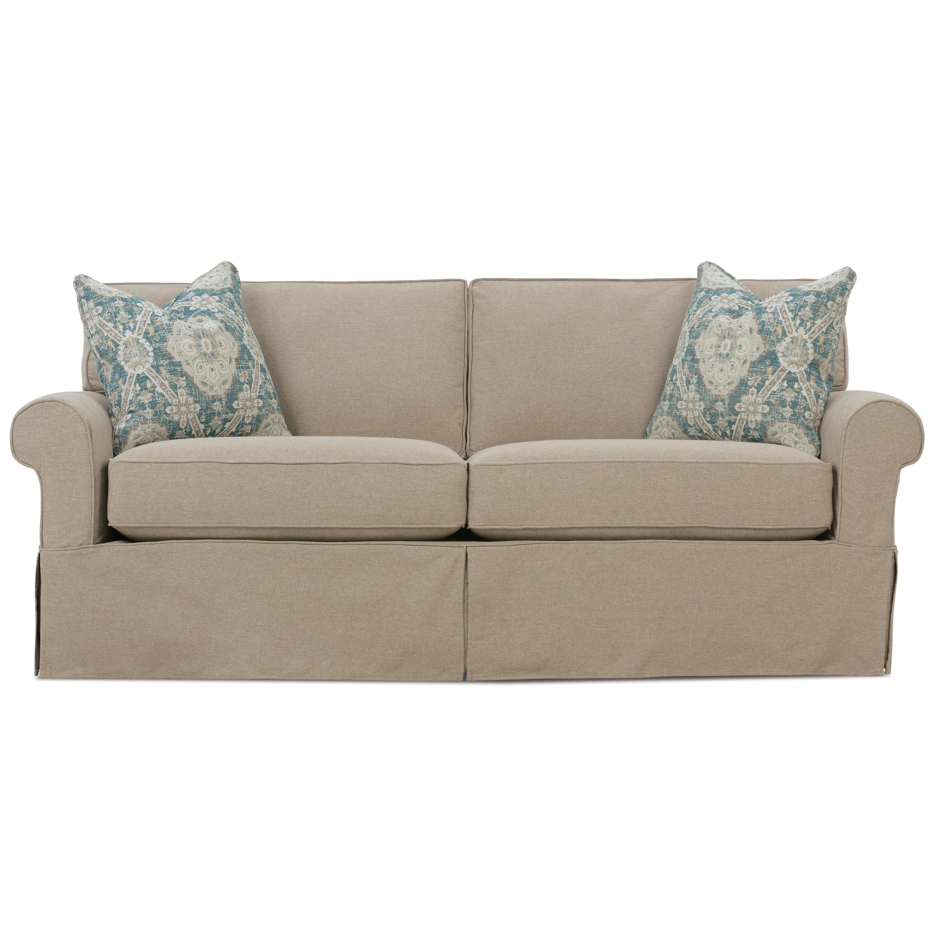 Rowe Nantucket 2-Seat Queen Slipcover Sofa Sleeper | Reeds Furniture ...