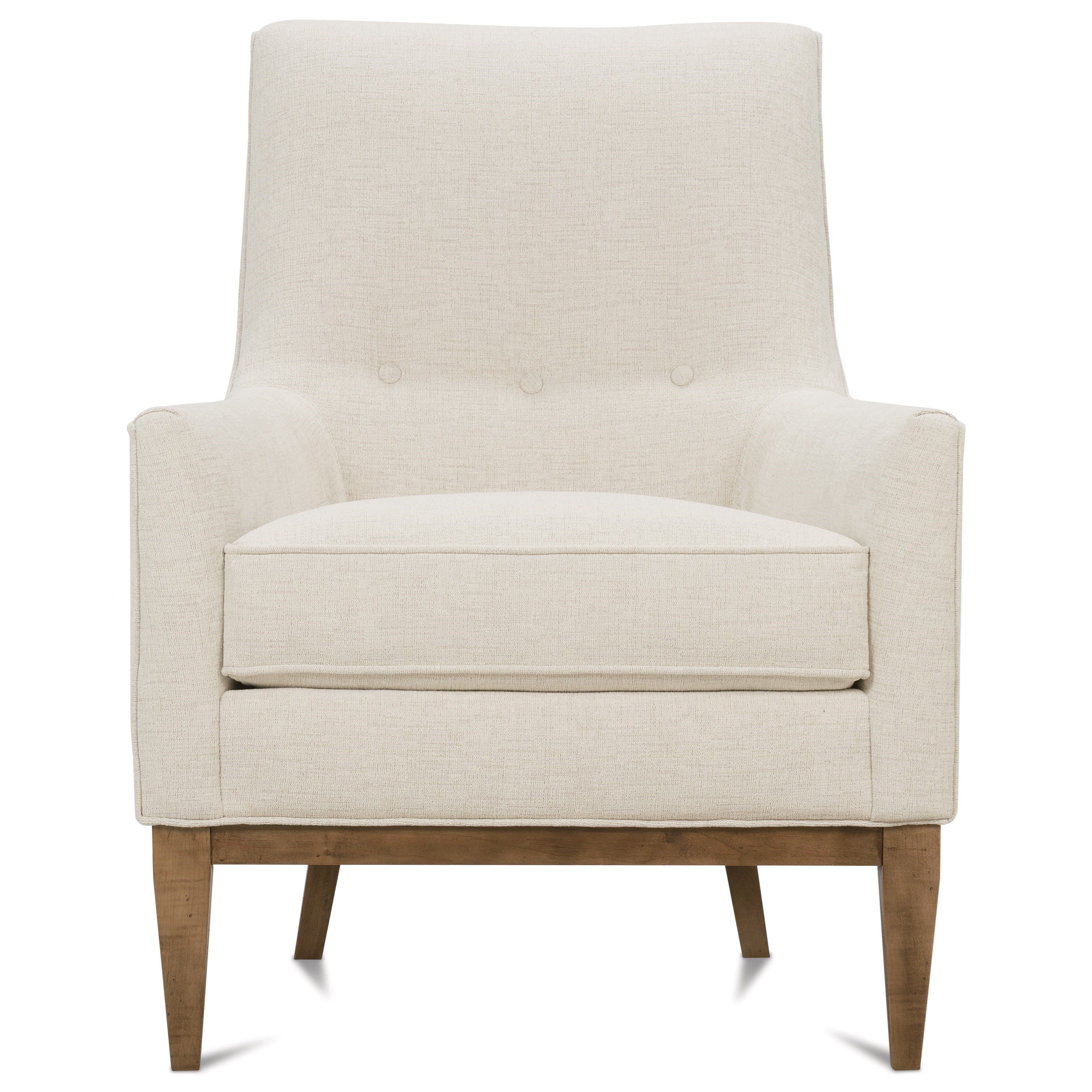 Rowe Thatcher Contemporary Wood Frame Chair | Sprintz Furniture ...