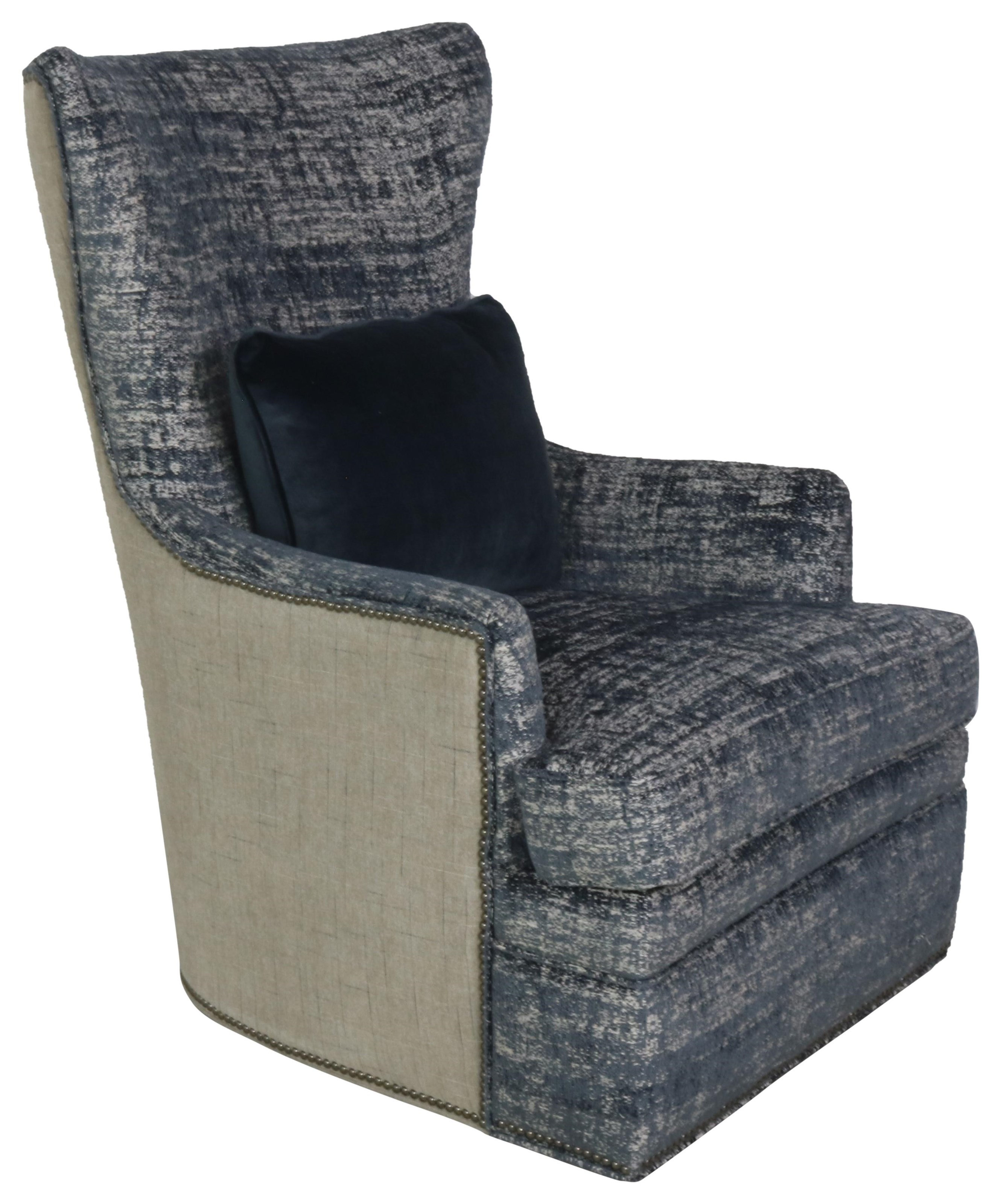 Sam Moore Beck Swivel Chair | Sprintz Furniture | Upholstered Chairs