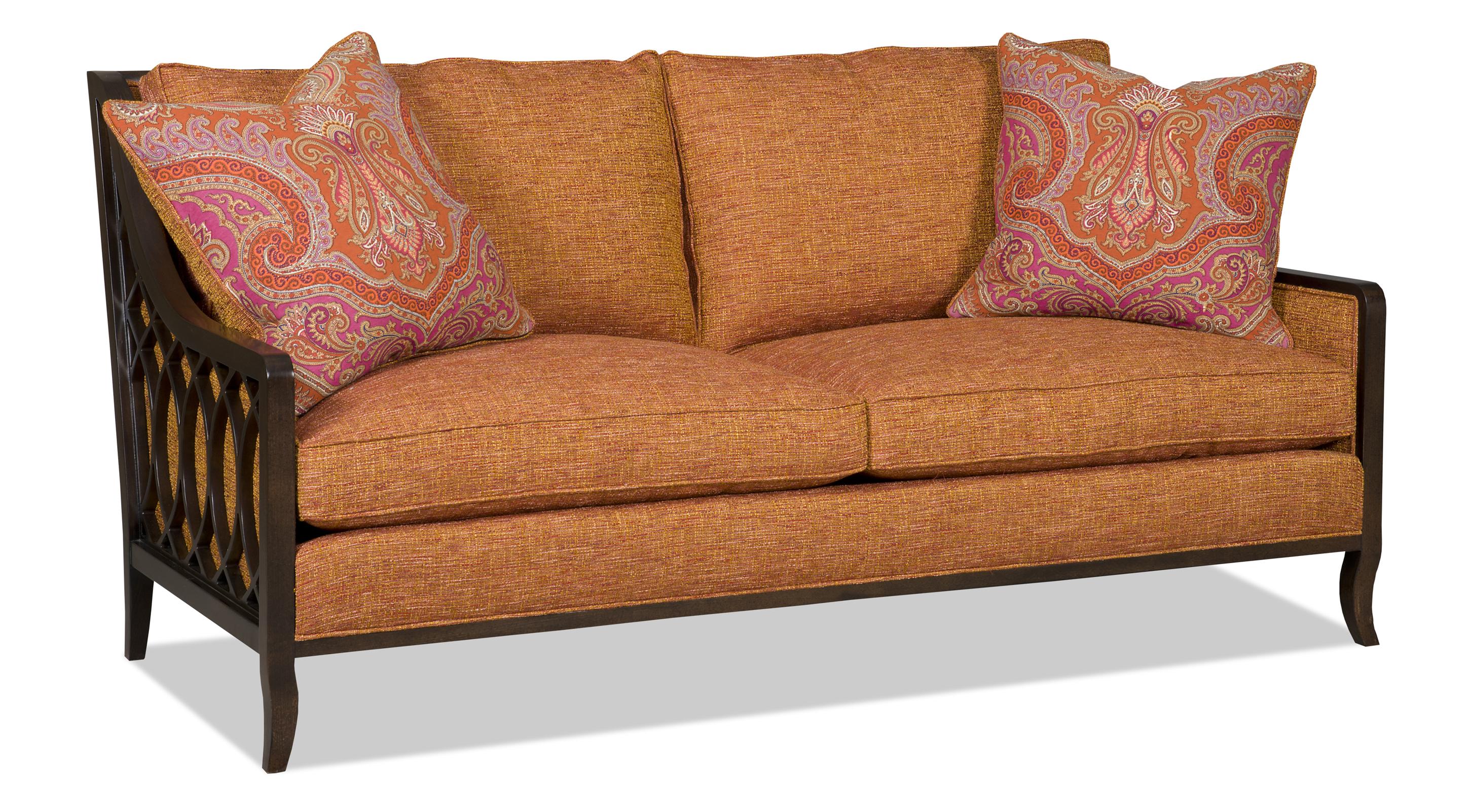 Sofa With Wooden Arms | Baci Living Room